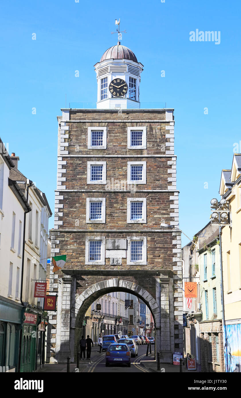 Historic Clock Gate Tower, Youghal, County Cork, Ireland, Irish ...
