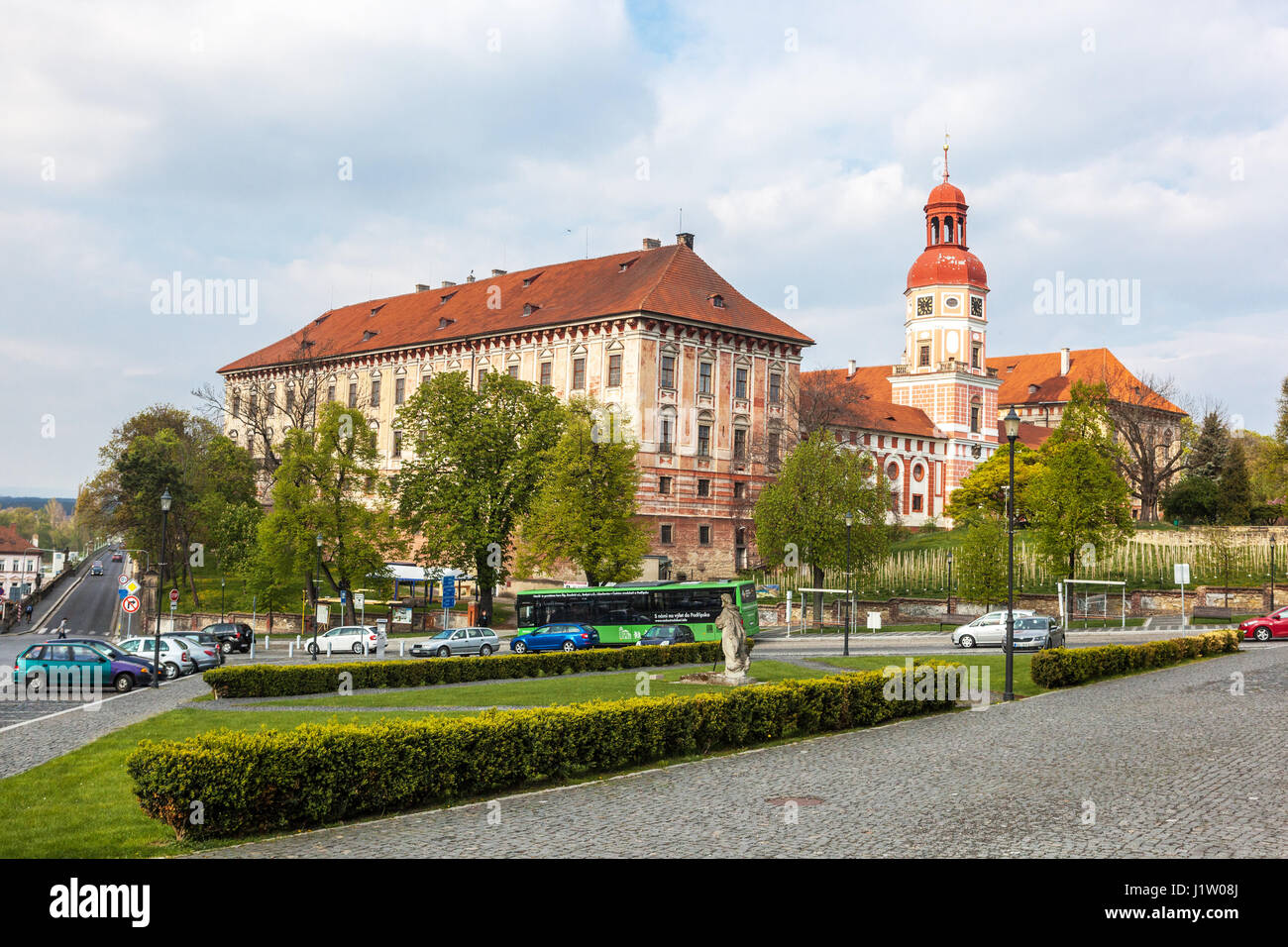 Roudnice nad Labem, Baroque castle, Czech Republic, Europe Stock Photo ...