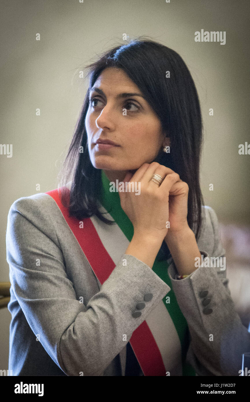 Press conference and inauguration of the exhibition of " Michelangelo ...