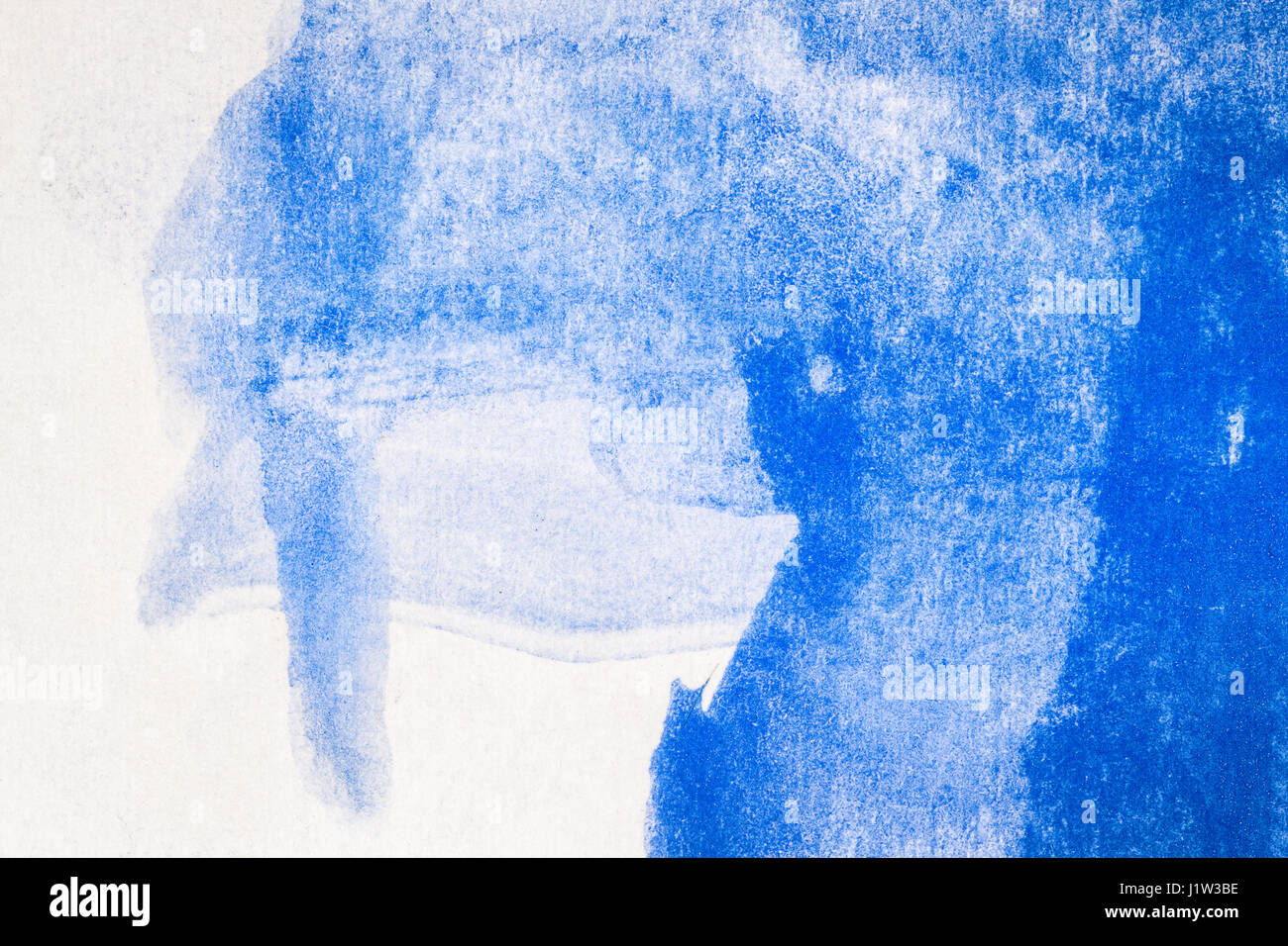 Abstract hand drawn blue watercolor paints background Stock Photo - Alamy