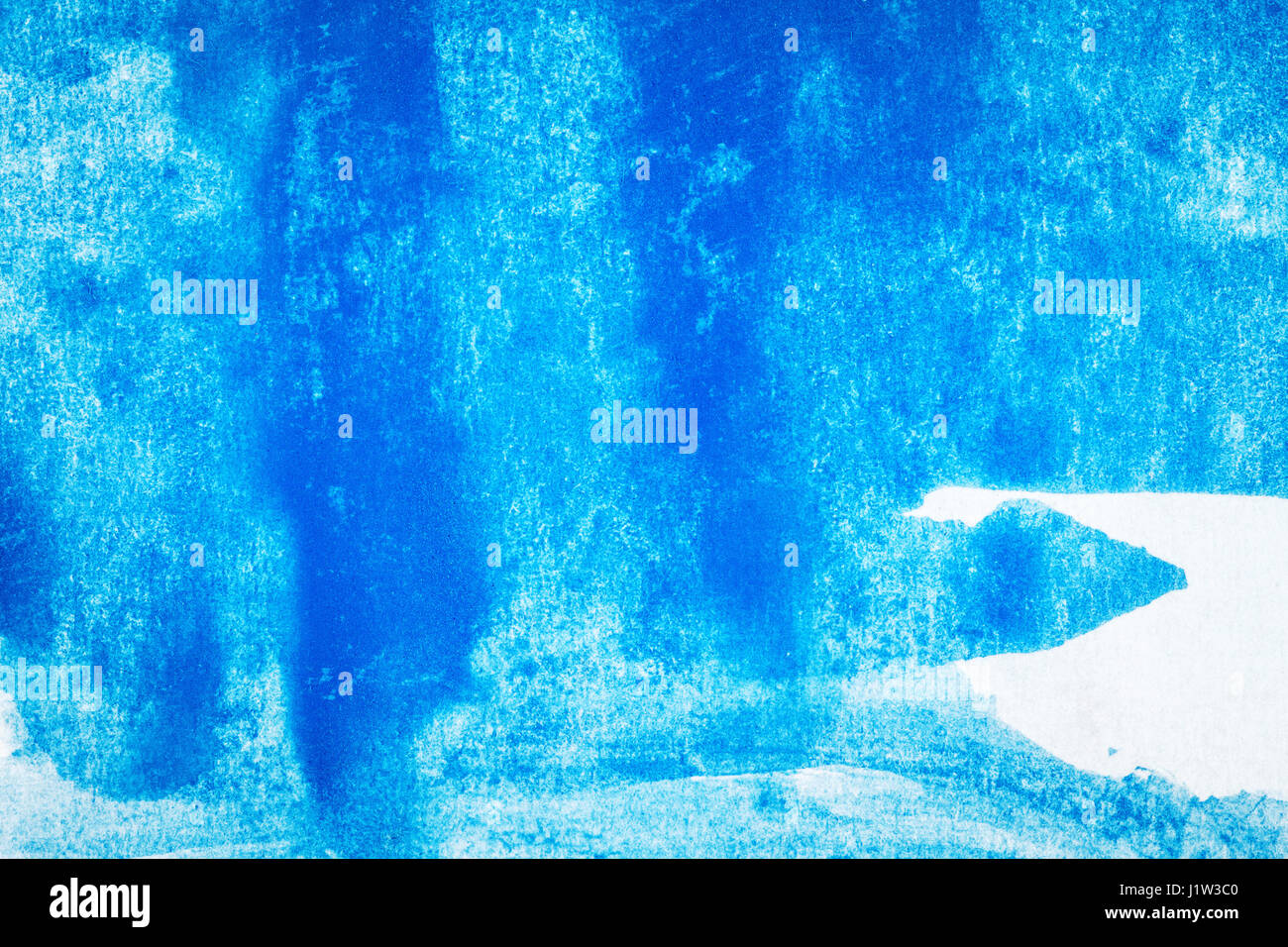 Abstract hand drawn blue watercolor paints background Stock Photo - Alamy
