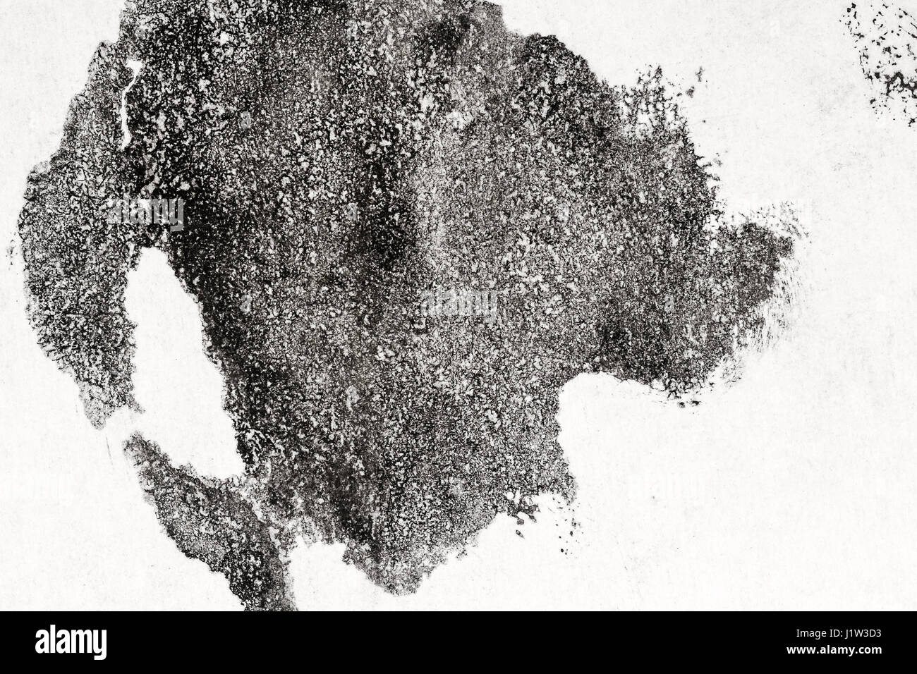 Abstract black hand painted watercolor texture. Abstract aquarelle ...