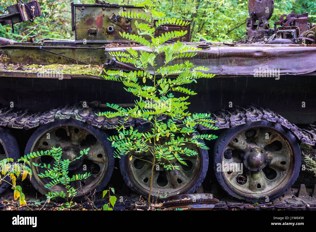 Irradiated vehicle used for clean-up operation after Chernobyl accident ...