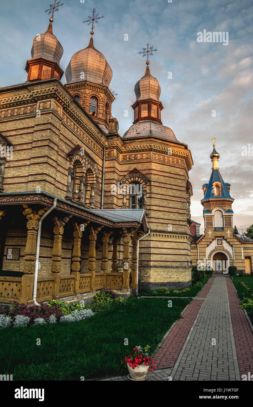 The monastery of the holy spirit of the Orthodox church of Latvia at ...
