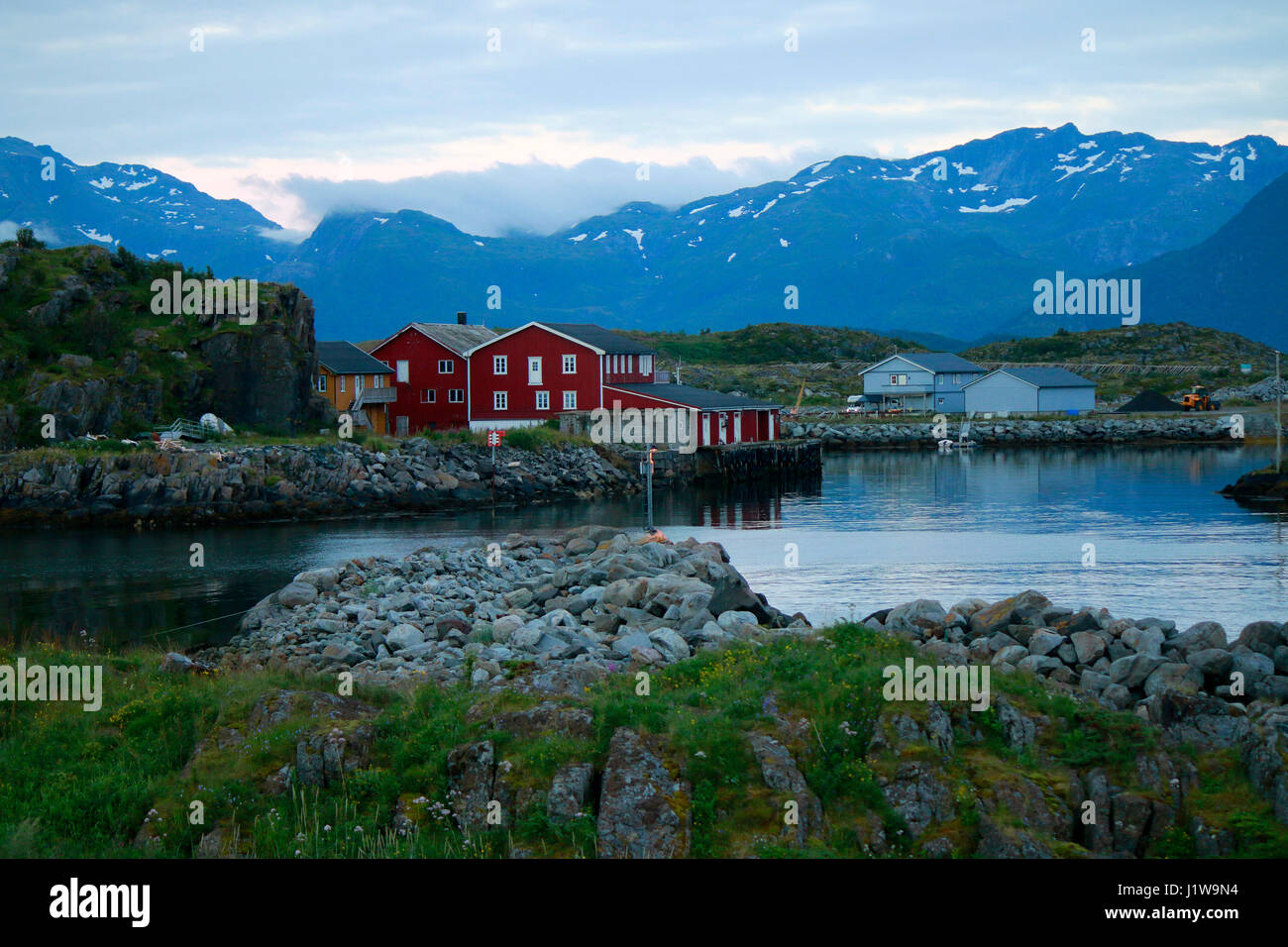 Impressionen: Blick Richtung Vesteralen, Laukvik, Lofoten, Norwegen ...