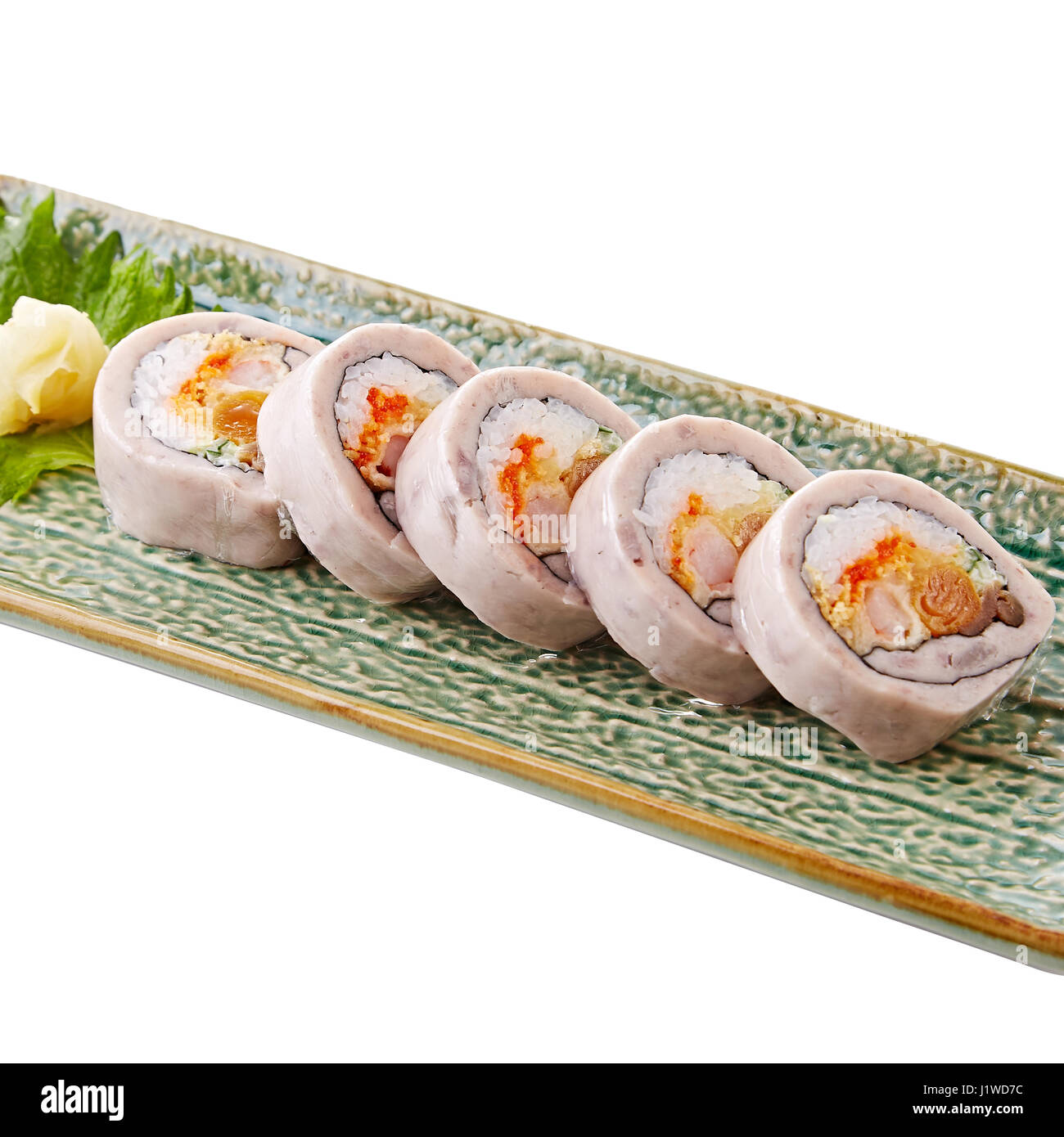 Rolls of mixed pork, rice and egg Stock Photo - Alamy