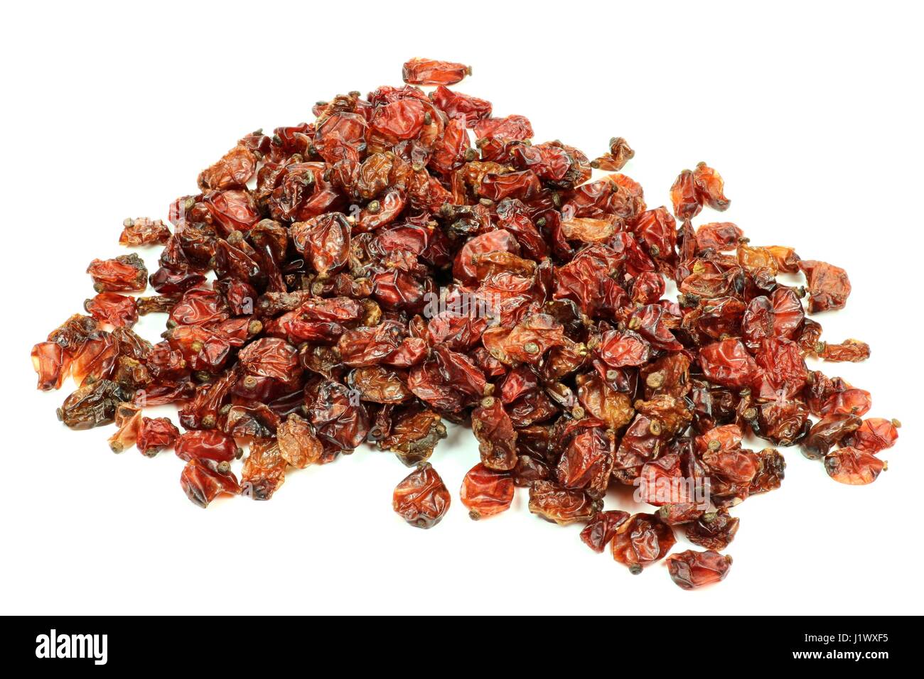 dried berberis isolated on white background Stock Photo - Alamy