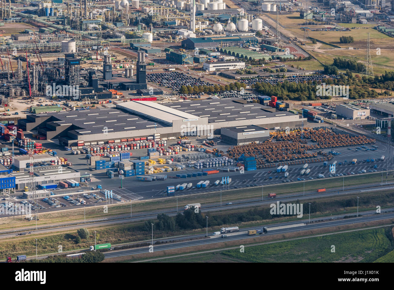 Van Moer group at Port of Antwerp Stock Photo - Alamy