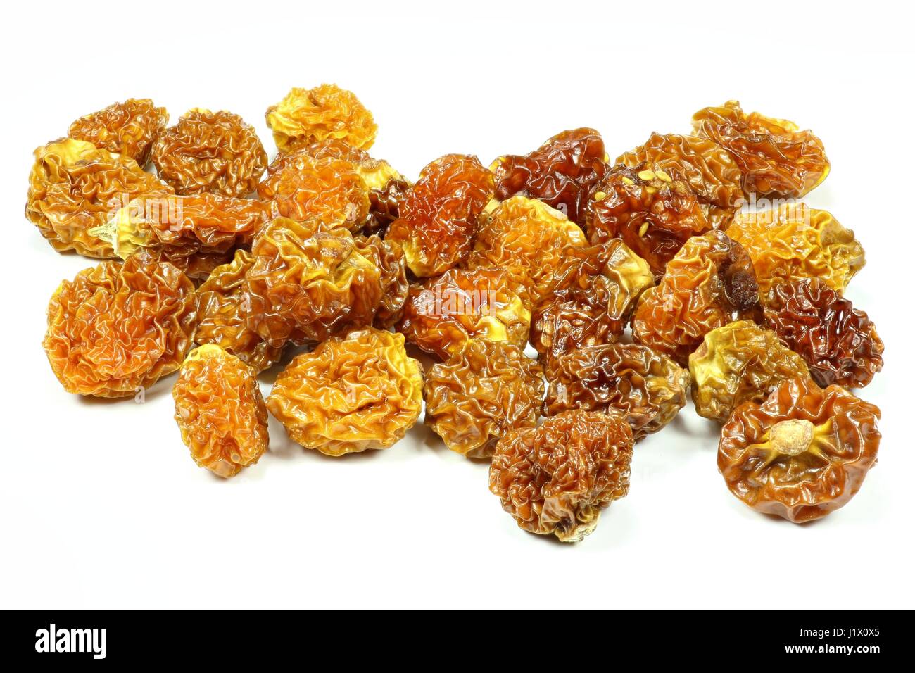 dried physalis isolated on white background Stock Photo - Alamy