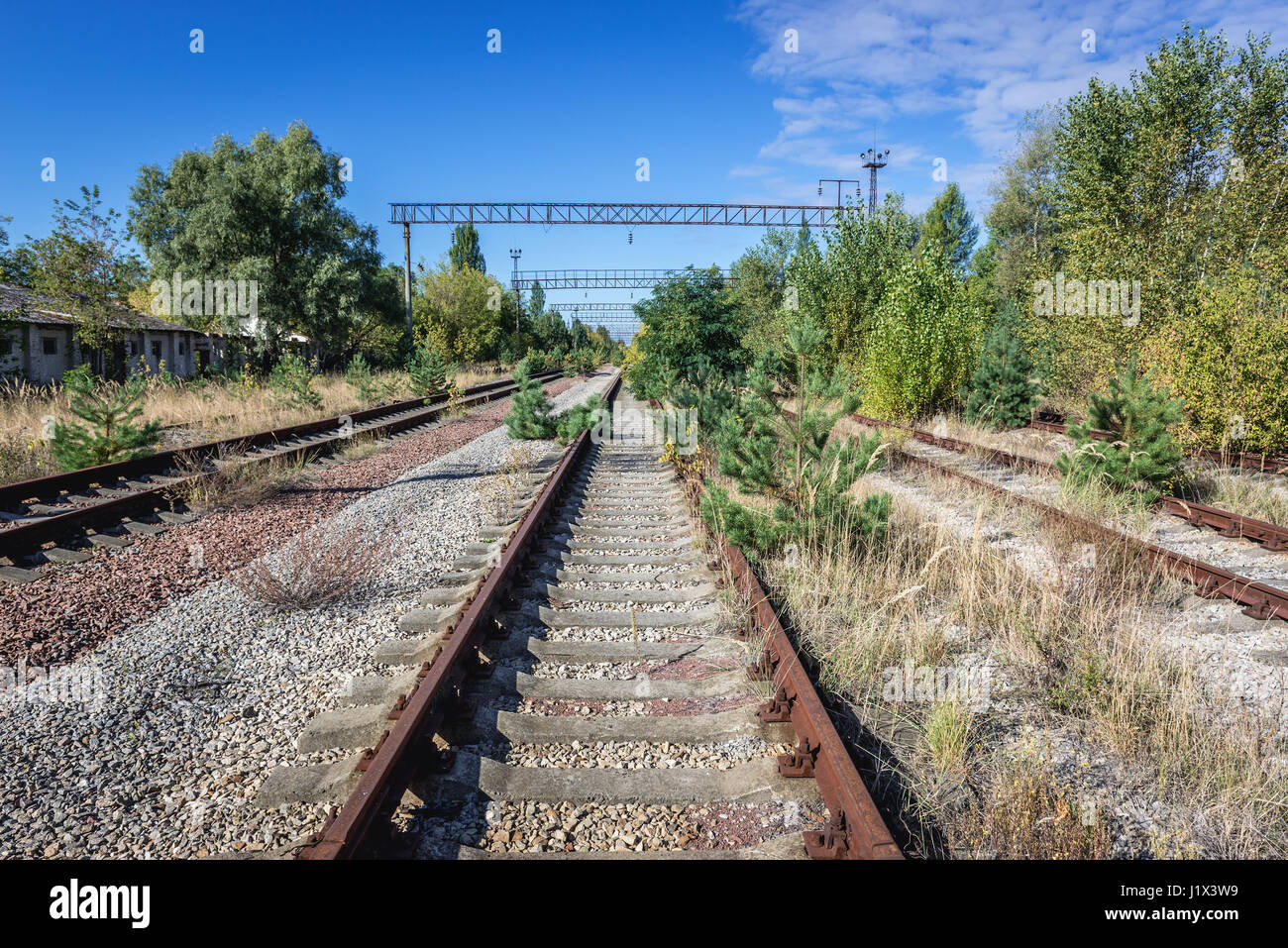Pripyat train station hi-res stock photography and images - Alamy