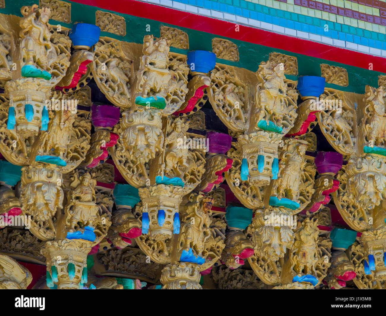 Shimen, Taiwan - October 03, 2016: Small Temple on the north coast of ...