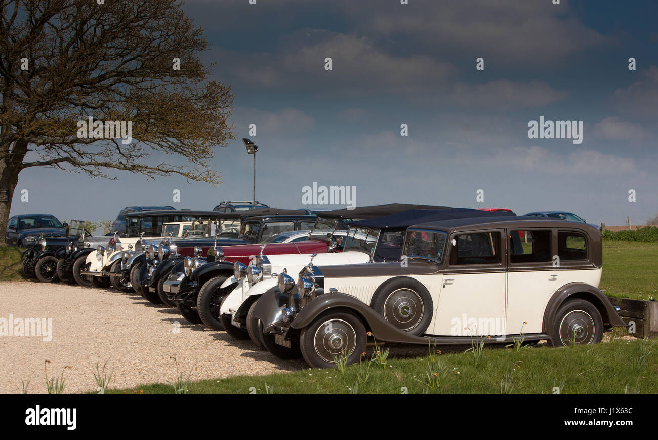 Rolls Royce cars lined up at a pub Stock Photo - Alamy