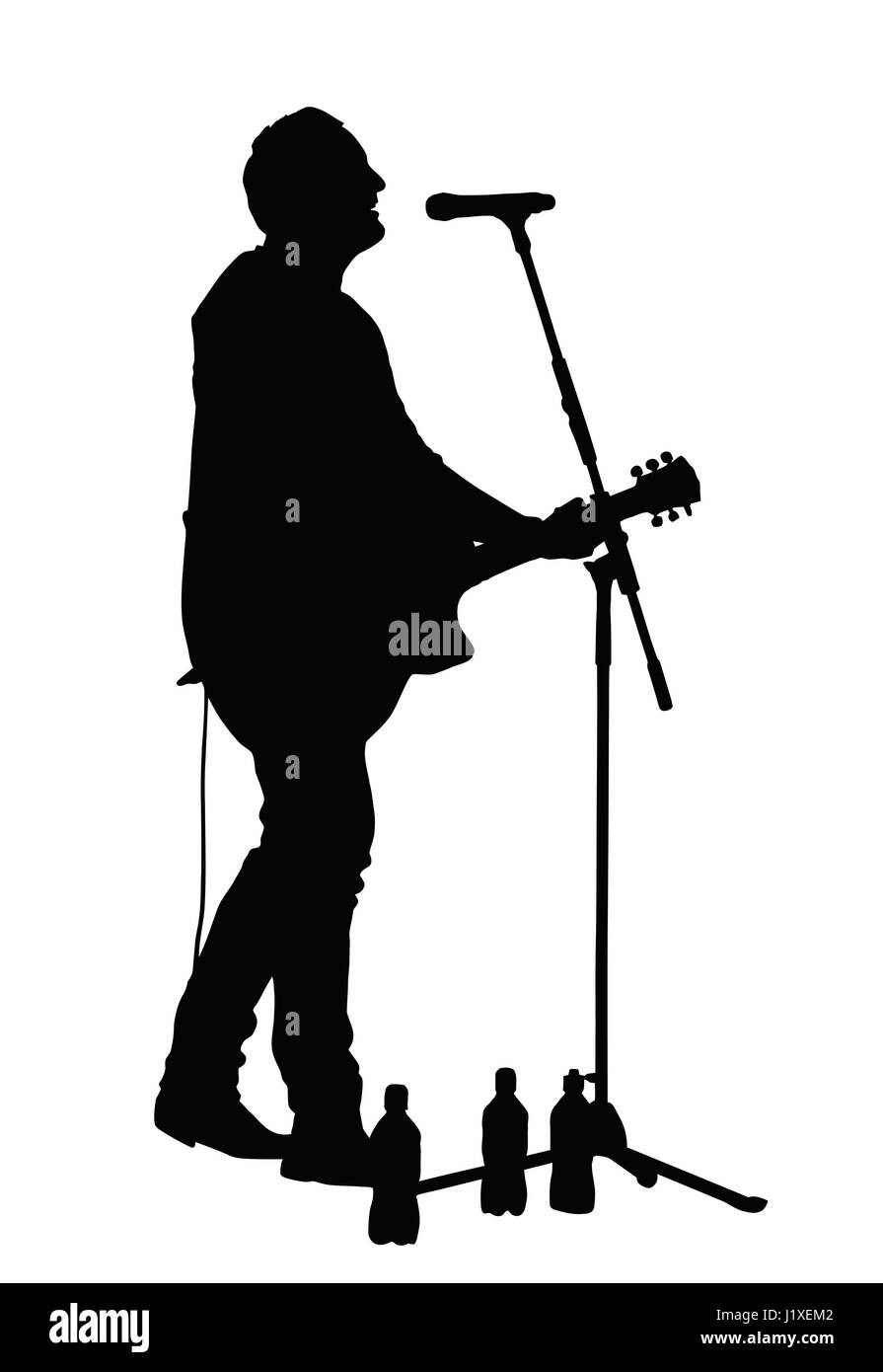 Person Singing Silhouette