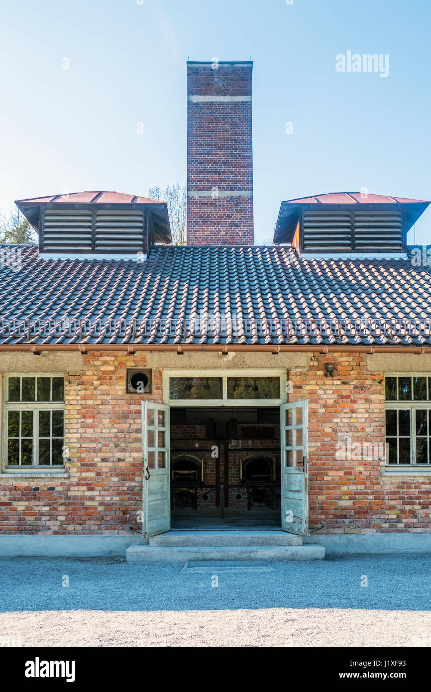 Dachau Concentration Camp Museum Building High Resolution Stock ...