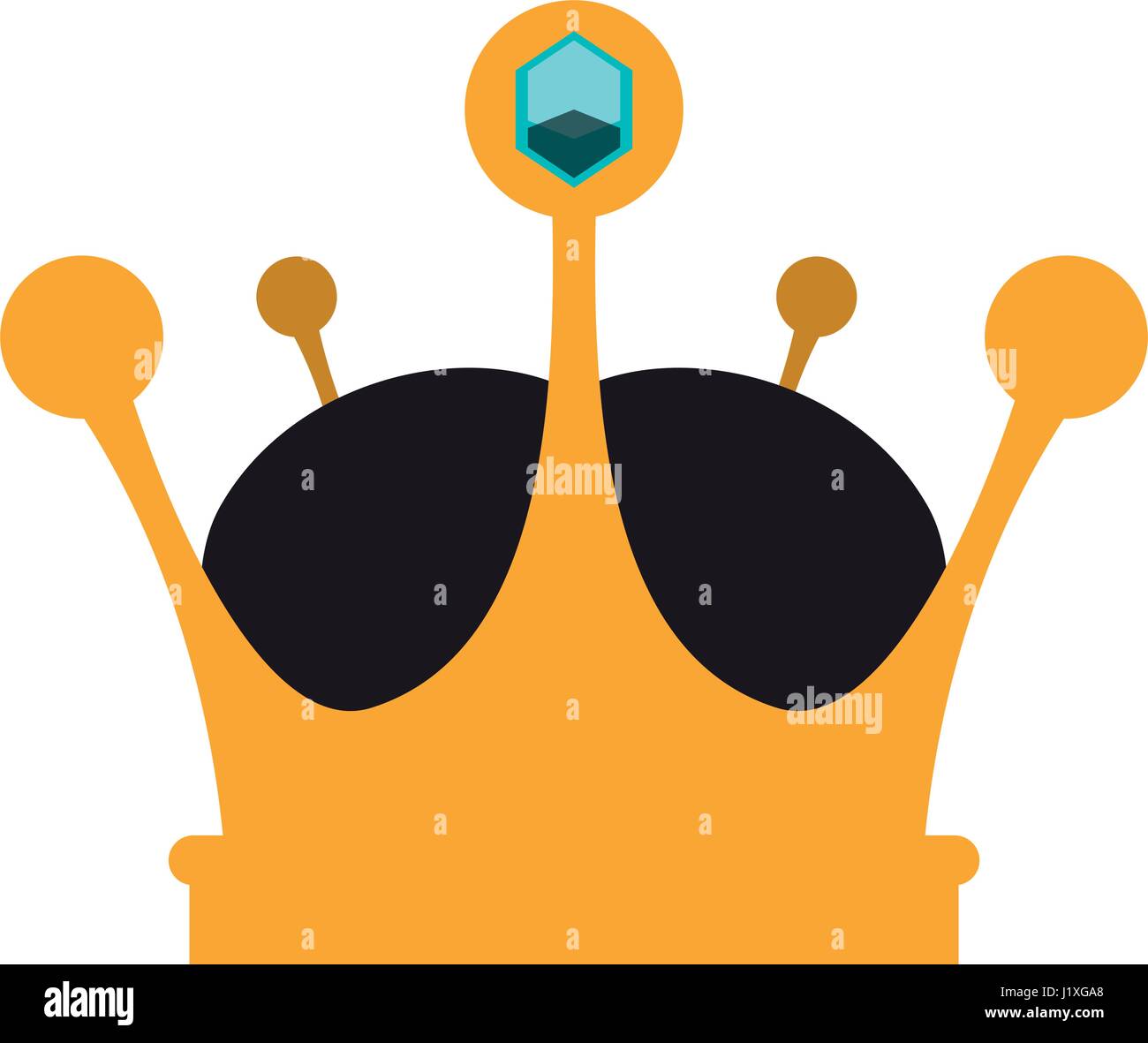 Crown royalty symbol Stock Vector Image & Art - Alamy