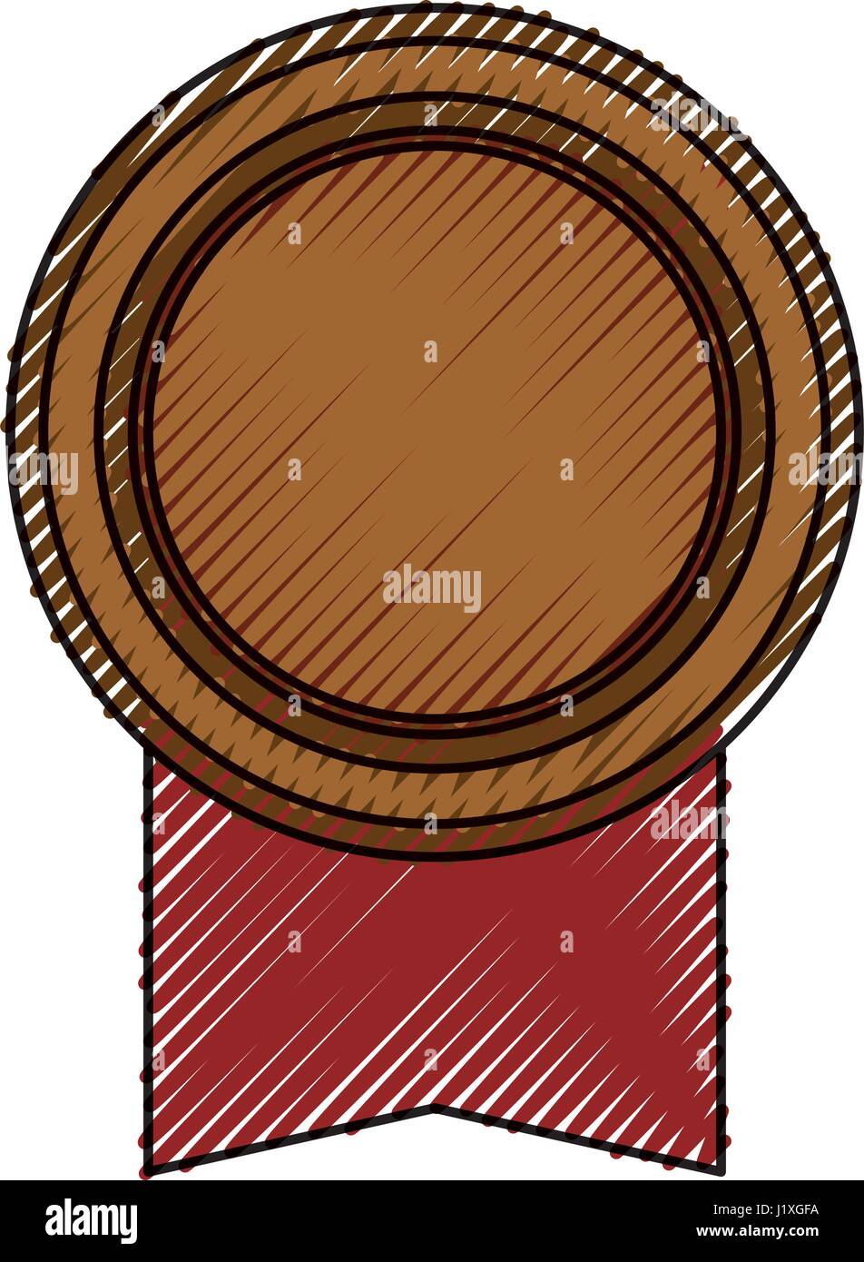 Award ribbon blank Stock Vector Image & Art - Alamy