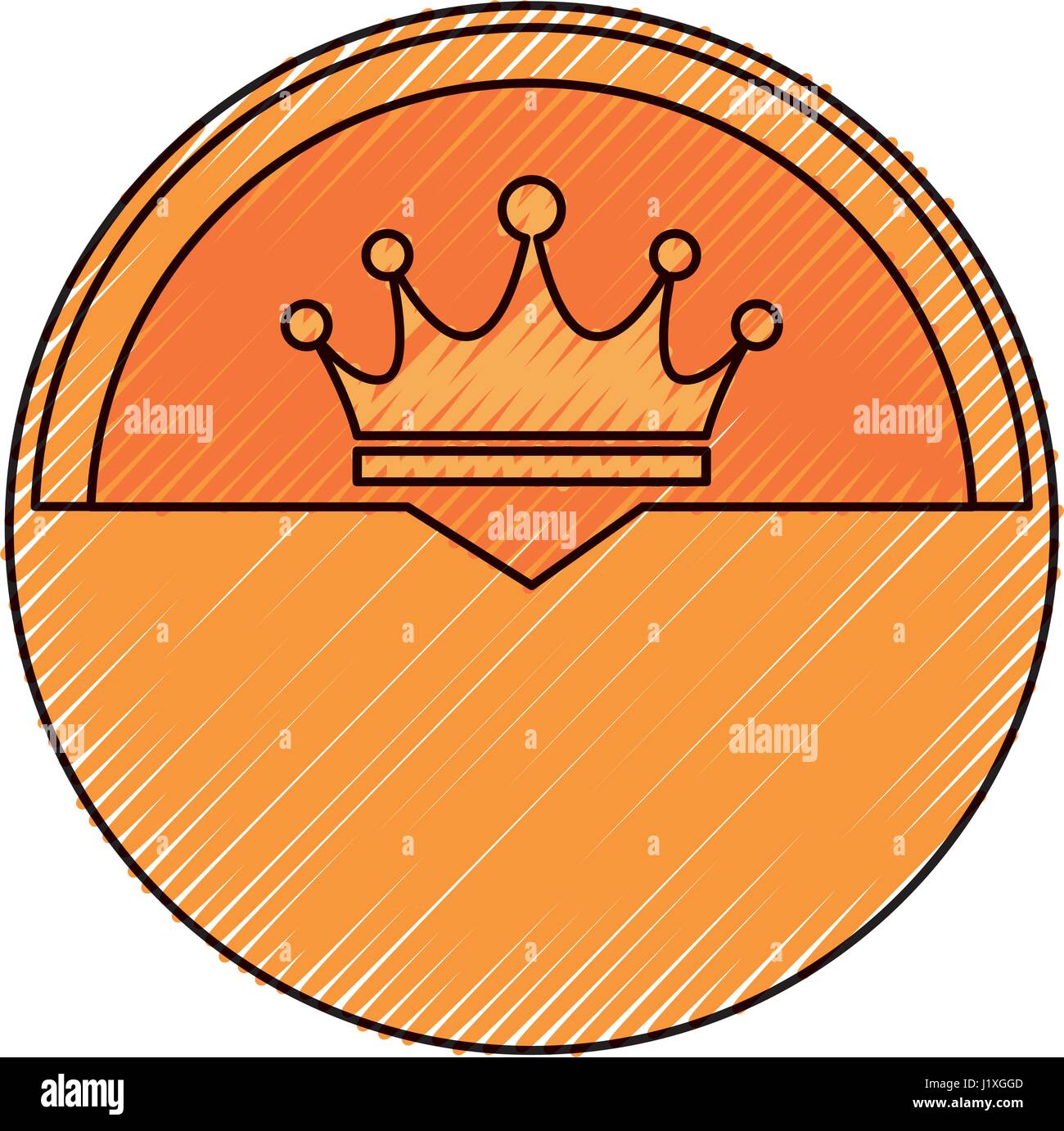 Crown royalty symbol Stock Vector Image & Art - Alamy