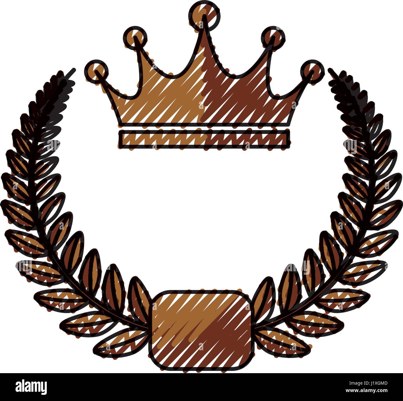Crown royalty symbol Stock Vector Image & Art - Alamy