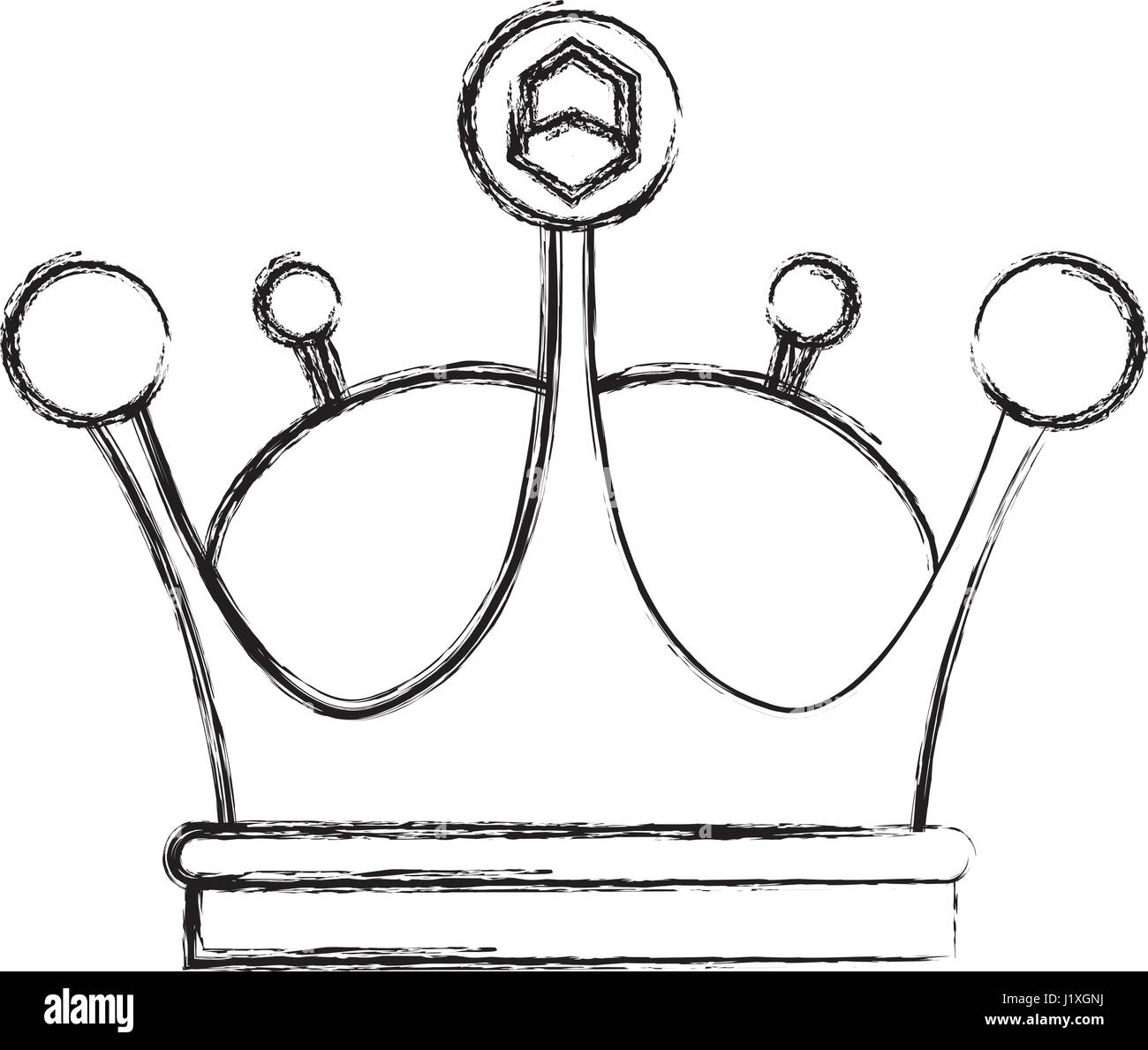 Crown royalty symbol Stock Vector Image & Art - Alamy