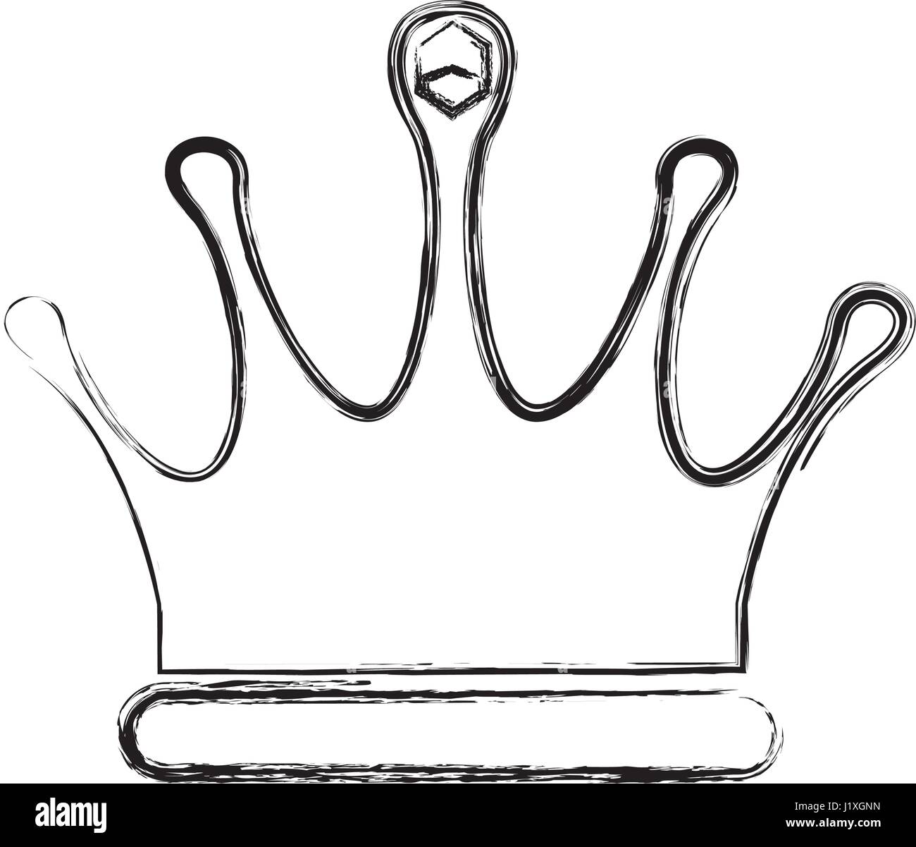 Crown royalty symbol Stock Vector Image & Art - Alamy