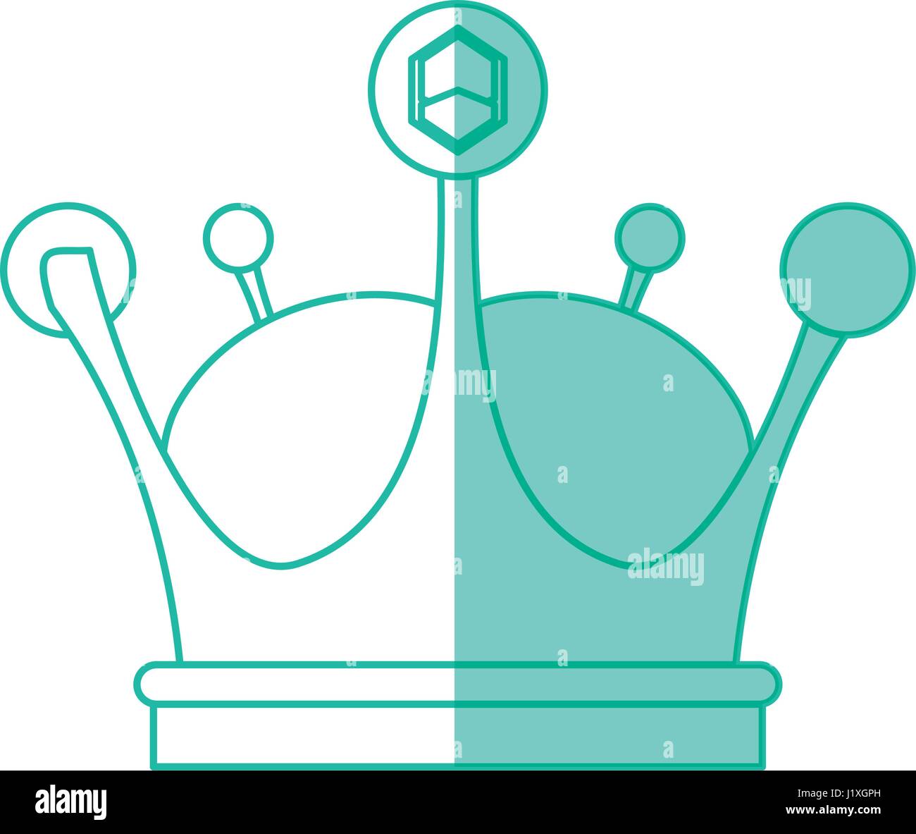 Crown royalty symbol Stock Vector Image & Art - Alamy