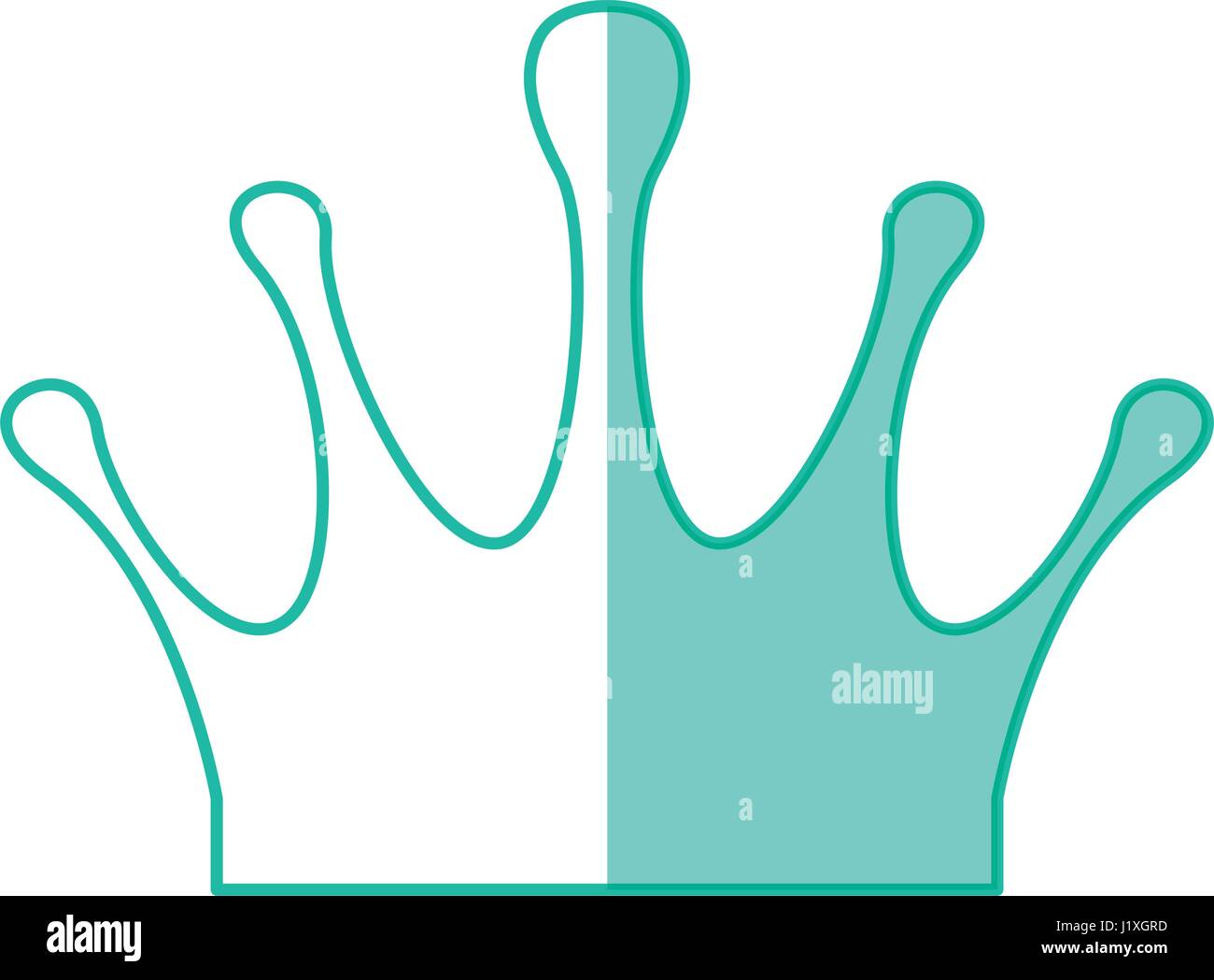 Crown royalty symbol Stock Vector Image & Art - Alamy