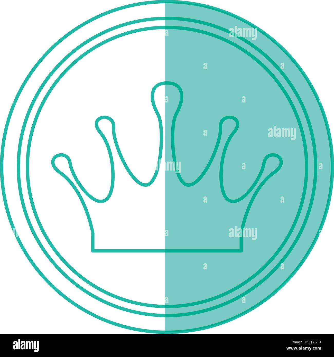 Crown royalty symbol Stock Vector Image & Art - Alamy