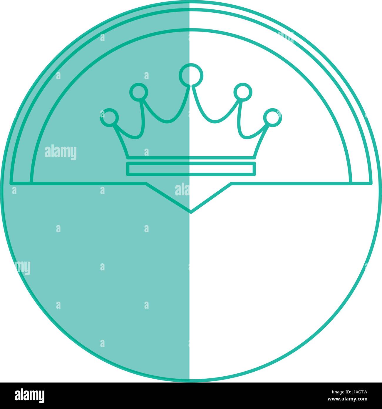 Crown royalty symbol Stock Vector Image & Art - Alamy
