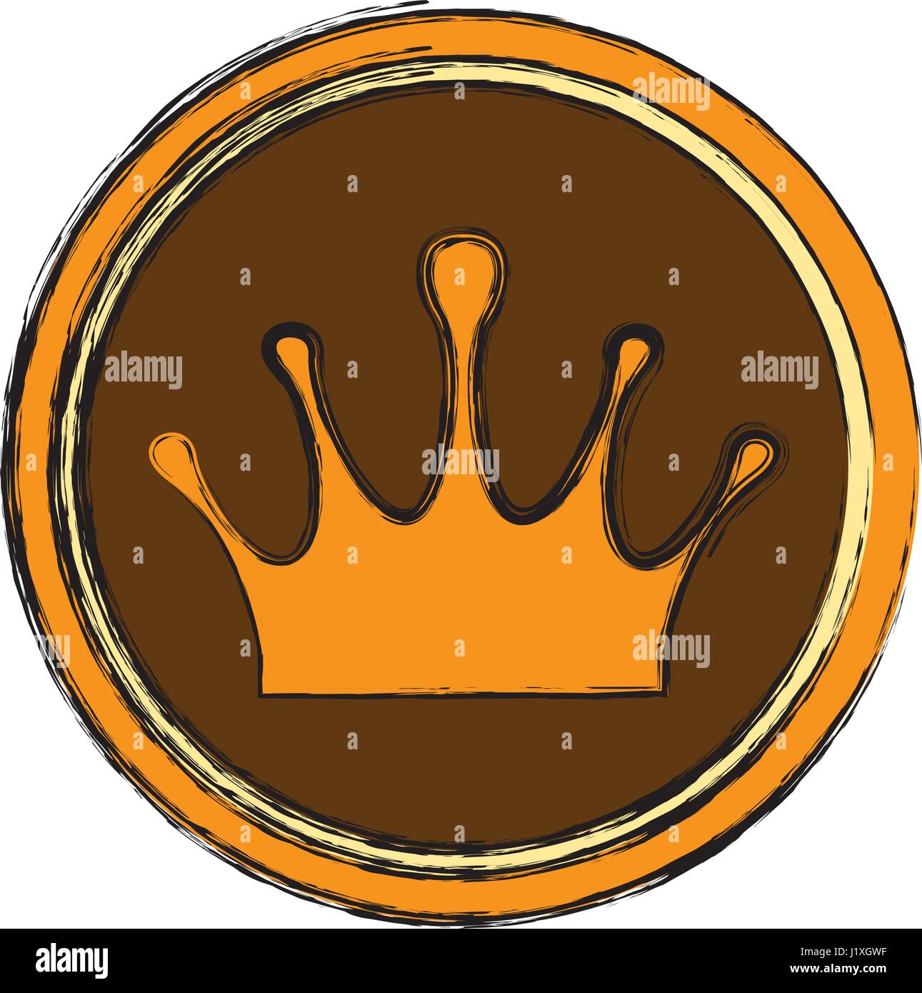 Crown royalty symbol Stock Vector Image & Art - Alamy