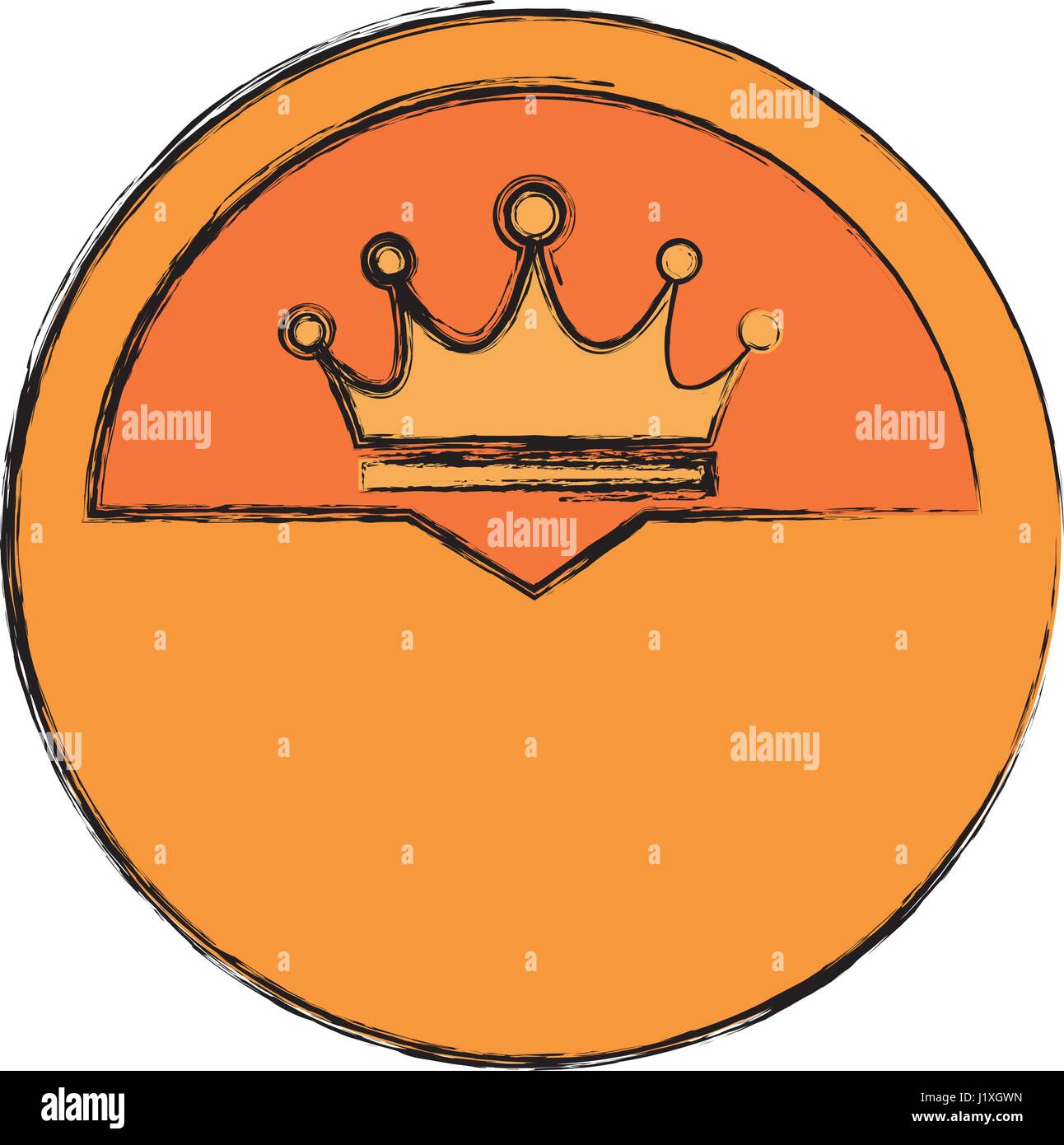 Crown royalty symbol Stock Vector Image & Art - Alamy