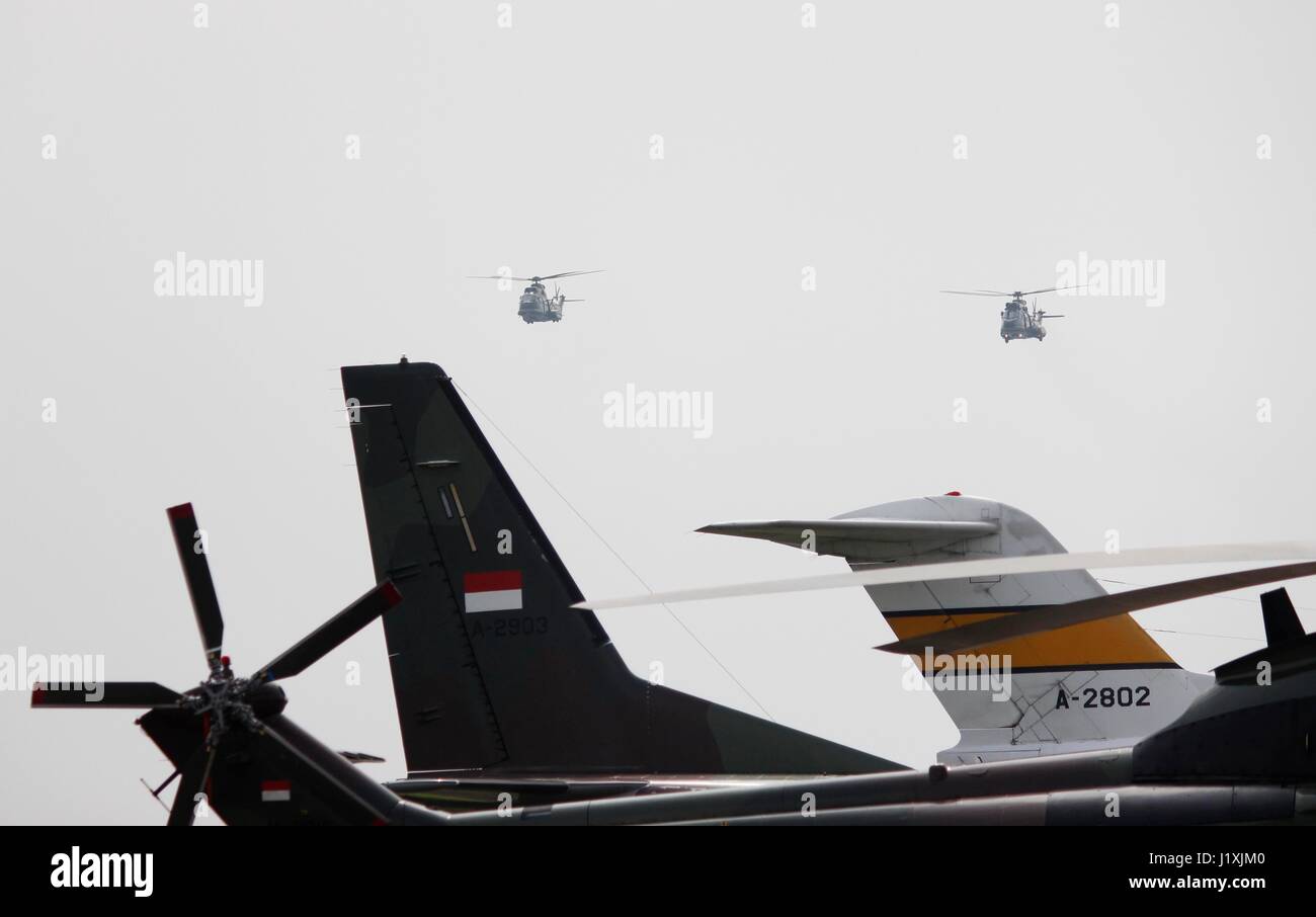 East Jakarta, Indonesia. 22nd Apr, 2017. Indonesia Air force Academy ...