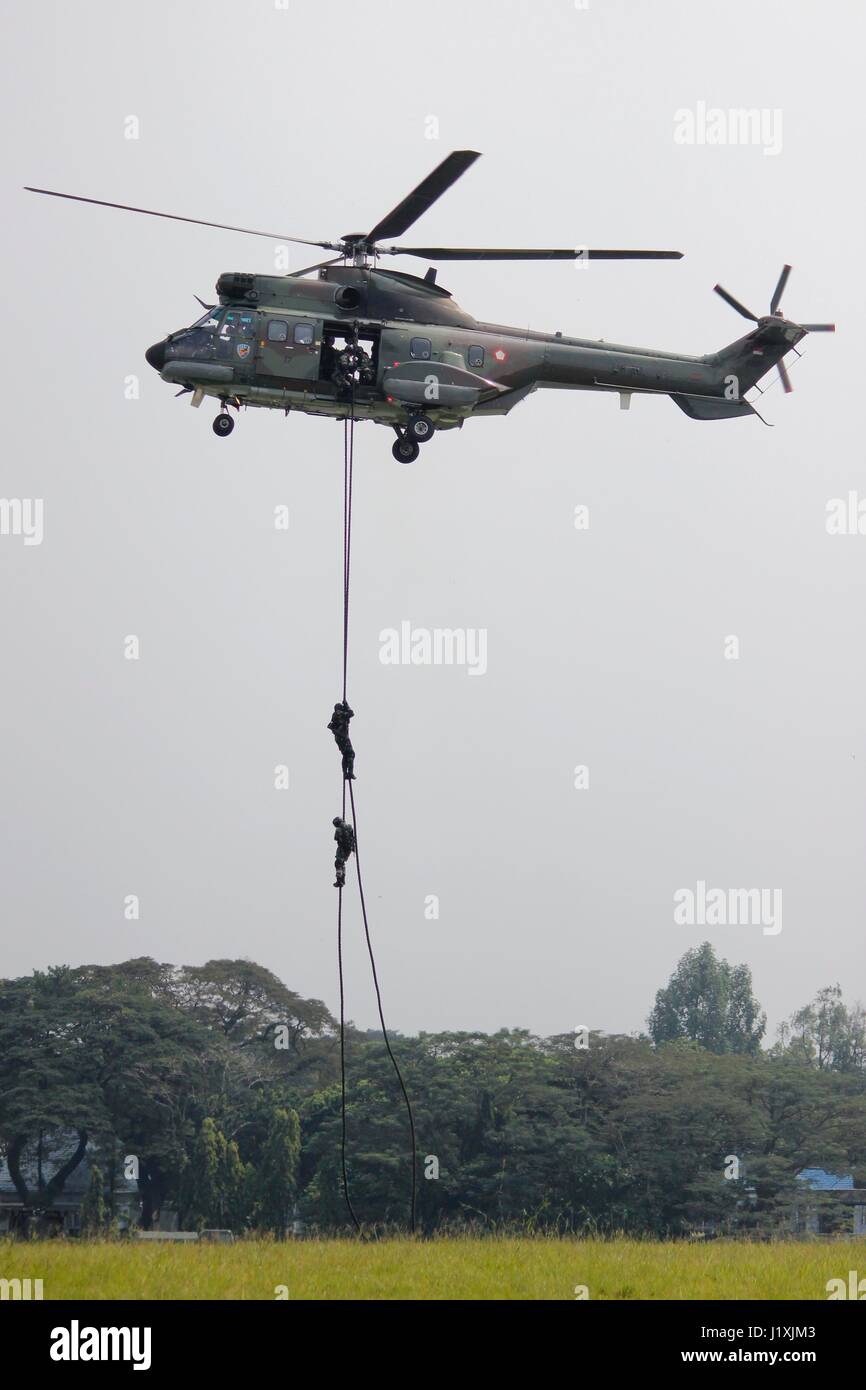 East Jakarta, Indonesia. 22nd Apr, 2017. Indonesia Air force Academy ...