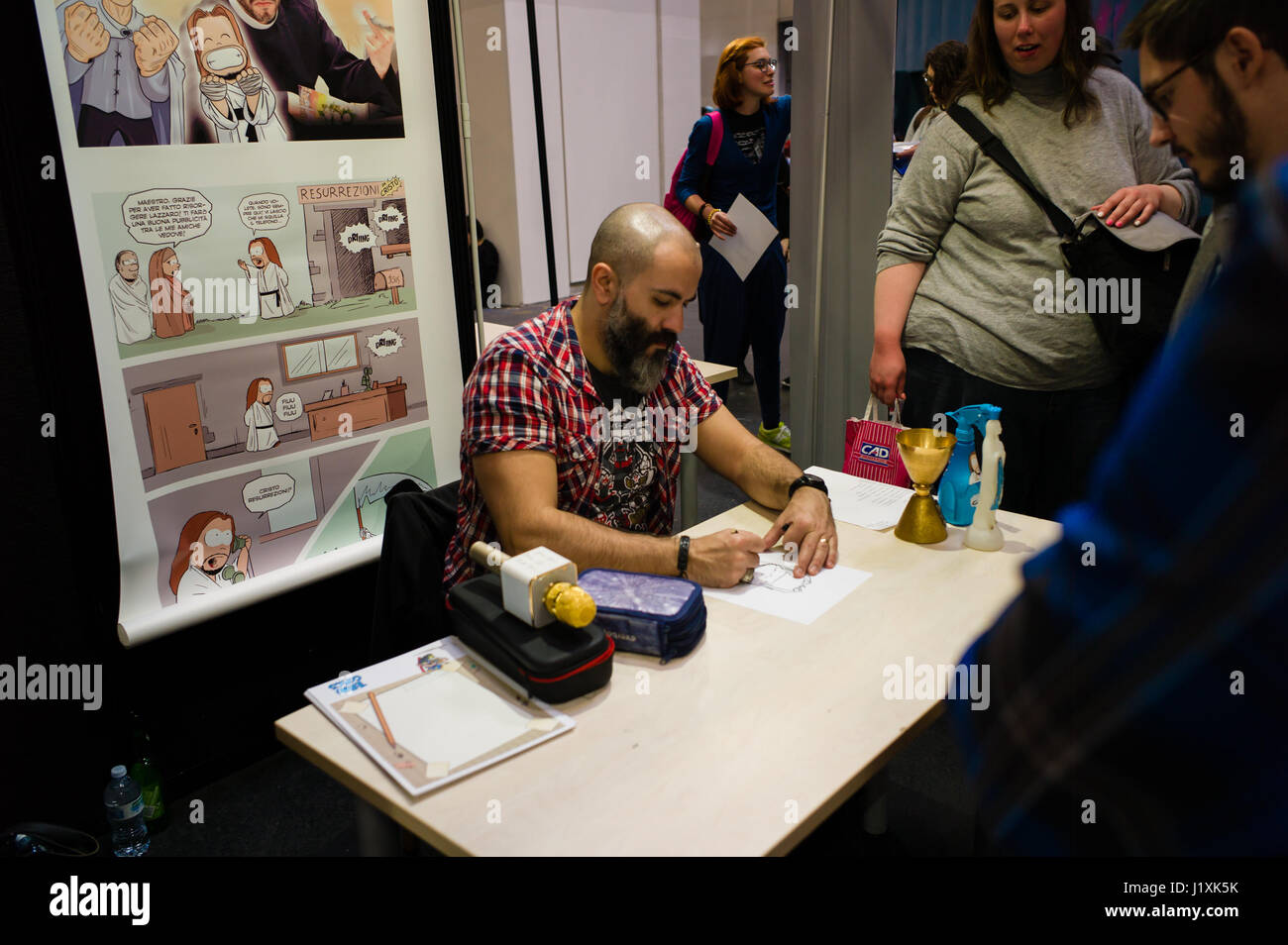 Turin, Italy. 22nd Apr, 2017. Torino Comics is a convention dedicated ...