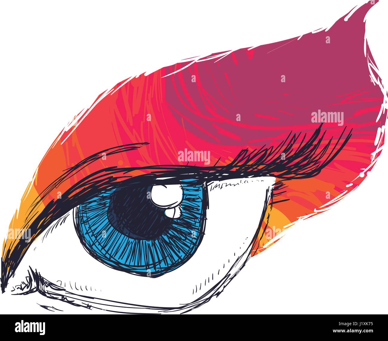 Eyeball Drawing Stock Photos & Eyeball Drawing Stock Images - Alamy
