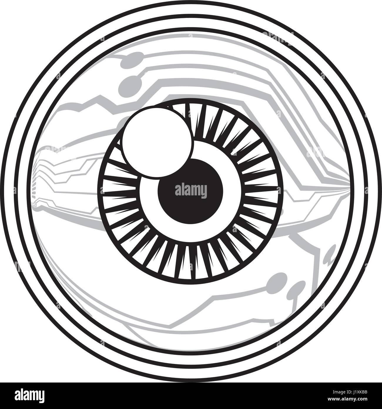 Human eye symbol Stock Vector Image & Art - Alamy