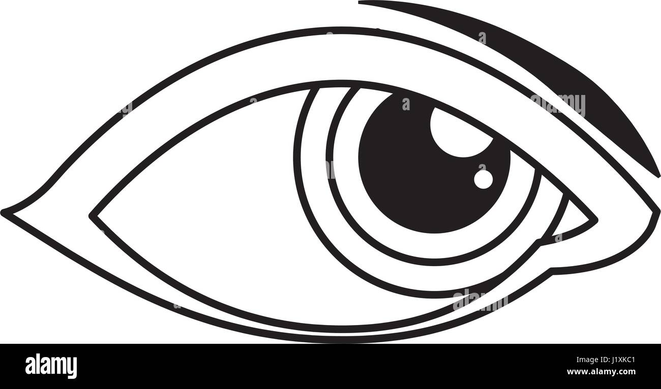 Human eye symbol Stock Vector Image & Art - Alamy