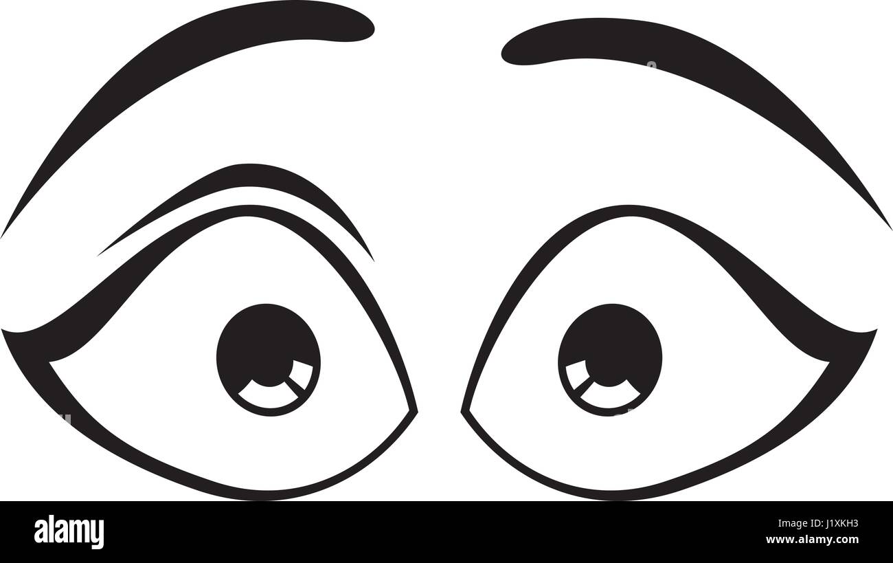 Cartoon eyes expression Stock Vector Image & Art - Alamy