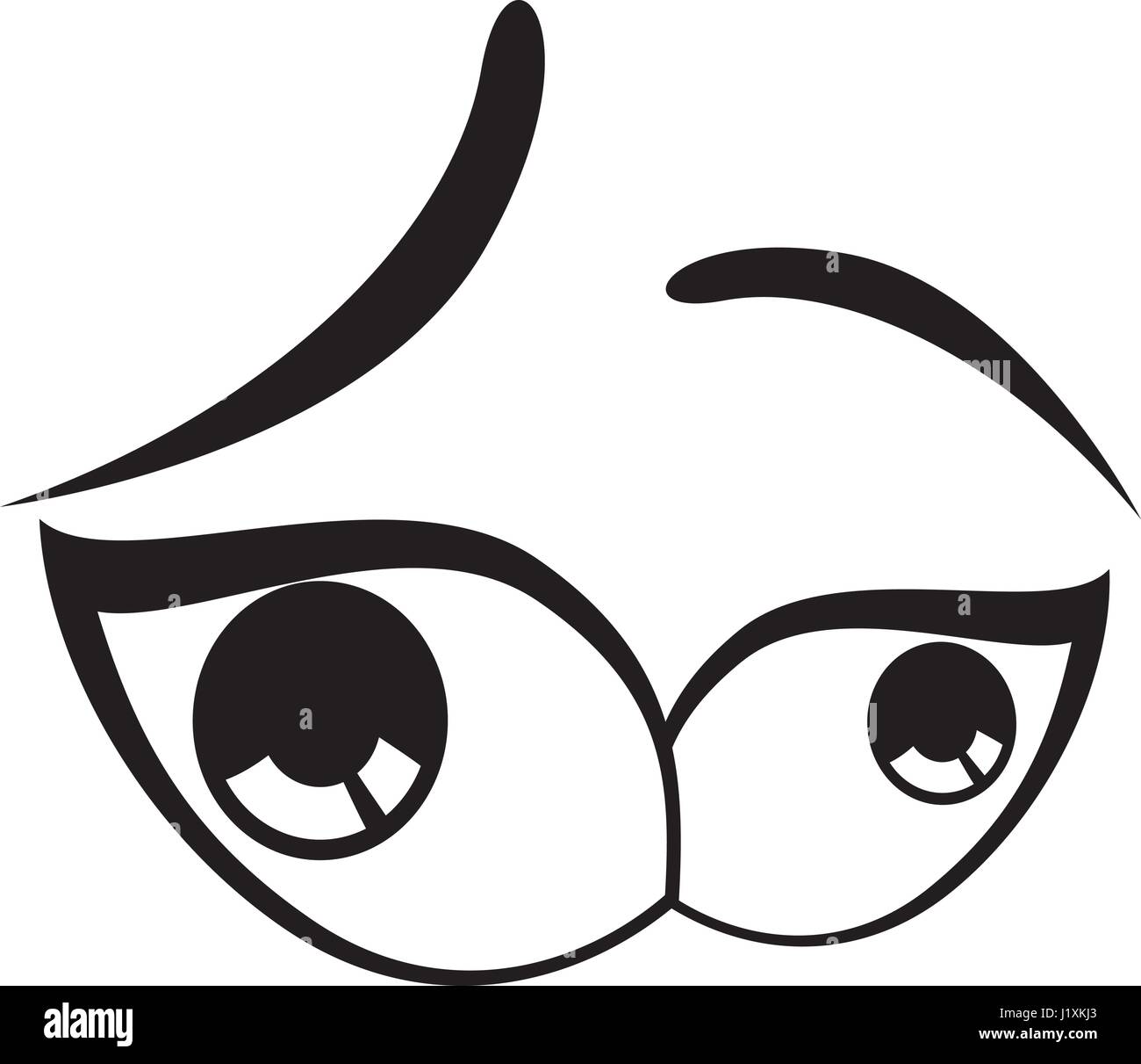 Cartoon eyes expression Stock Vector Image & Art - Alamy
