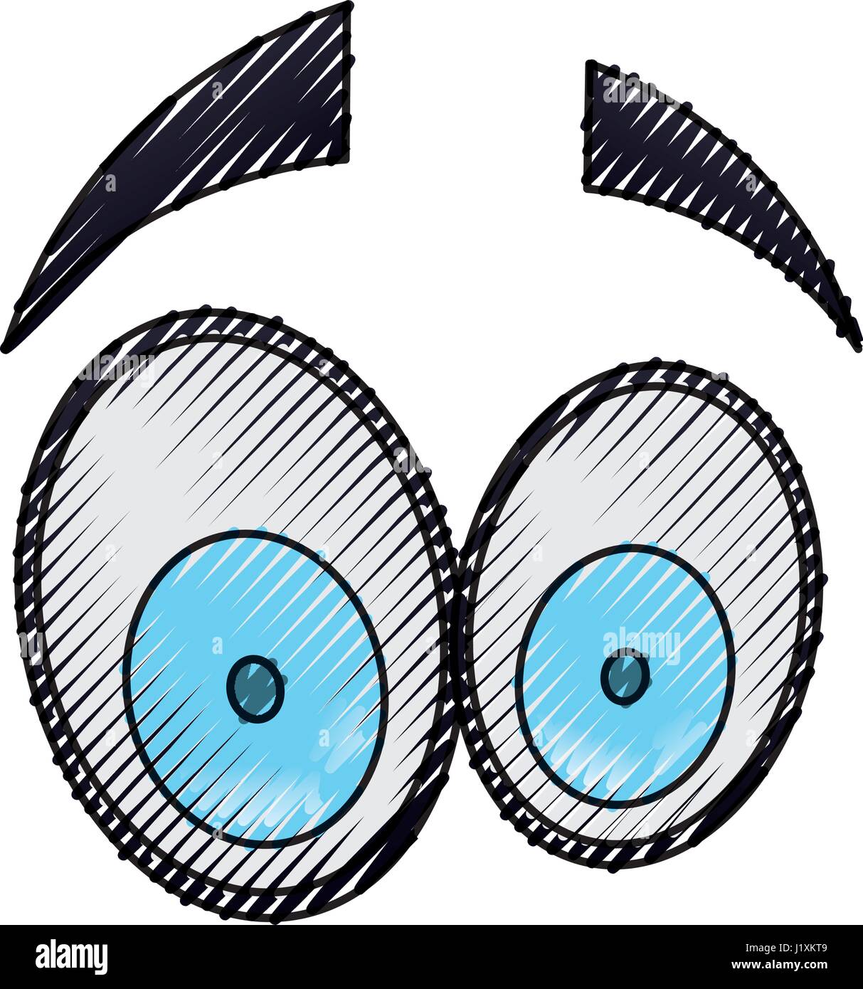 Cartoon eyes expression Stock Vector Image & Art - Alamy