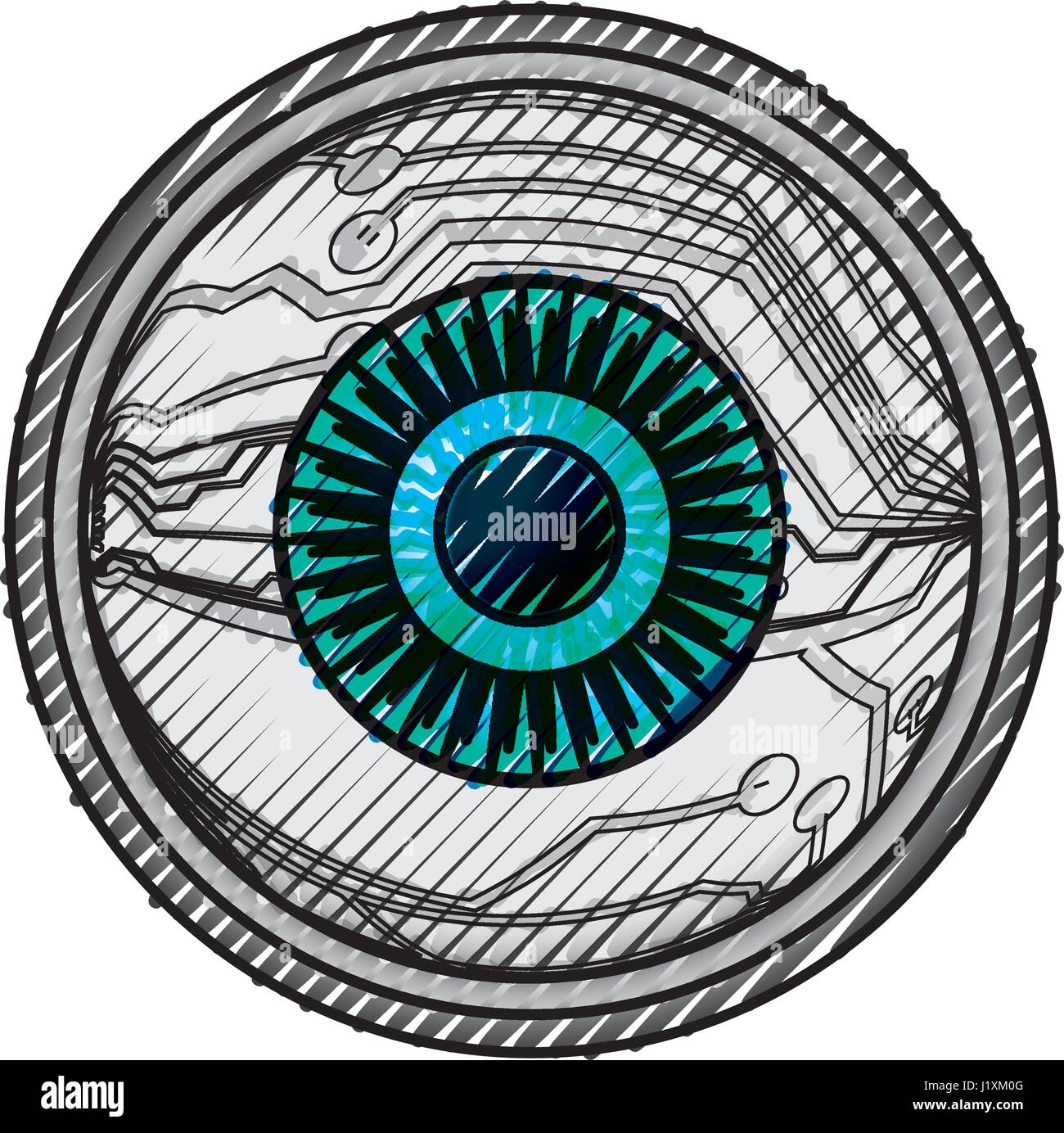 Human eye symbol Stock Vector Image & Art - Alamy