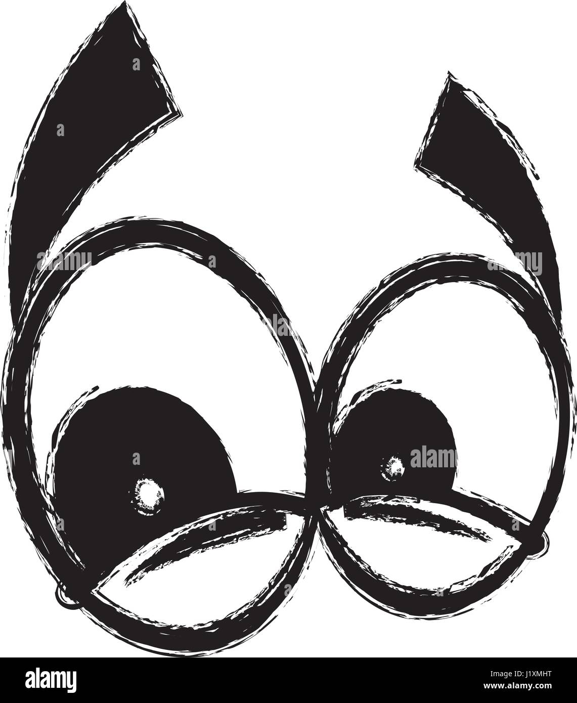 Cartoon eyes expression Stock Vector Image & Art - Alamy