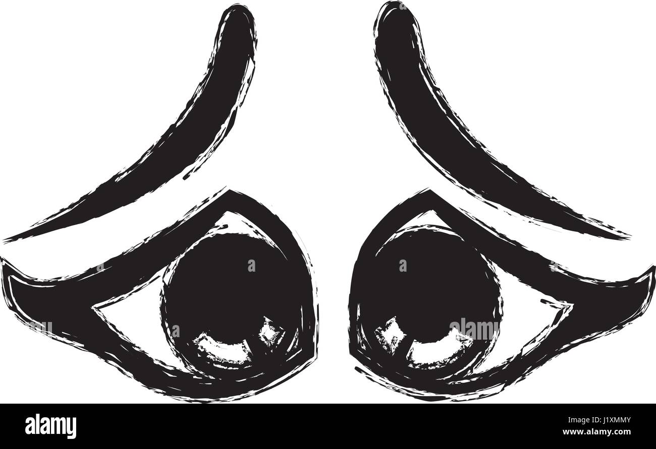 Depressed eyes woman Stock Vector Images - Alamy