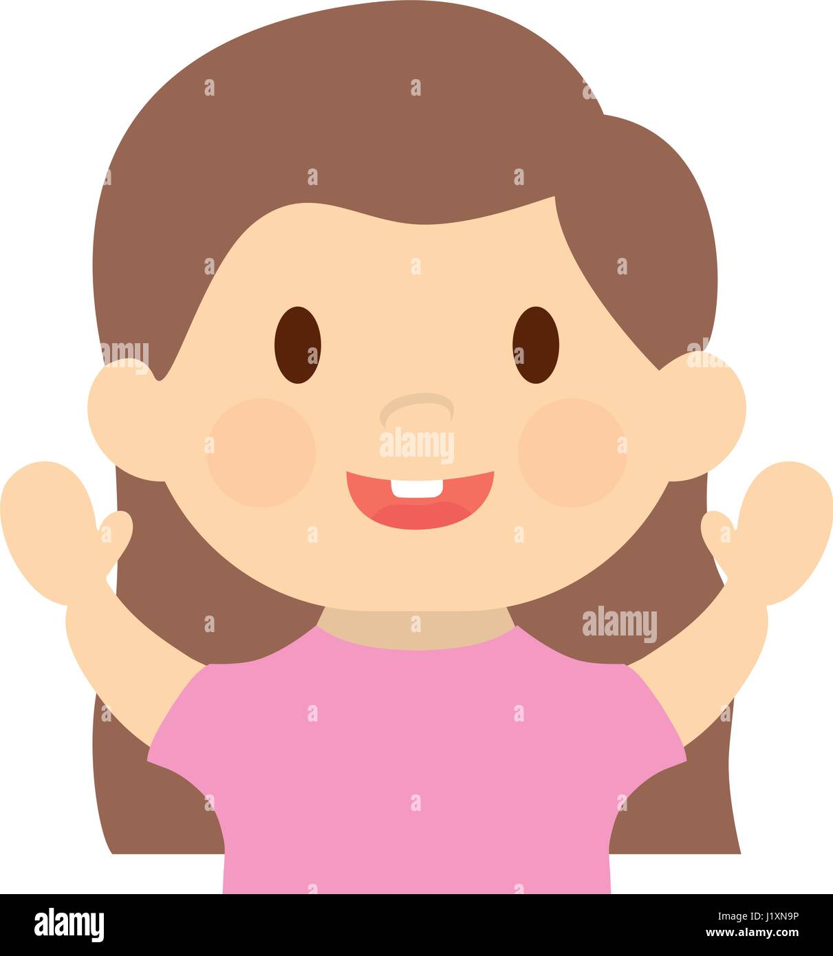 girl cartoon icon Stock Vector Image & Art - Alamy