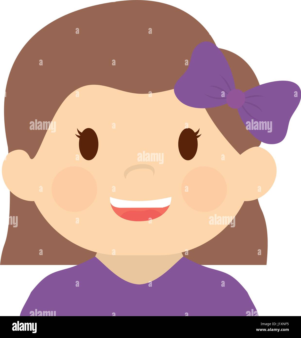 girl cartoon icon Stock Vector Image & Art - Alamy