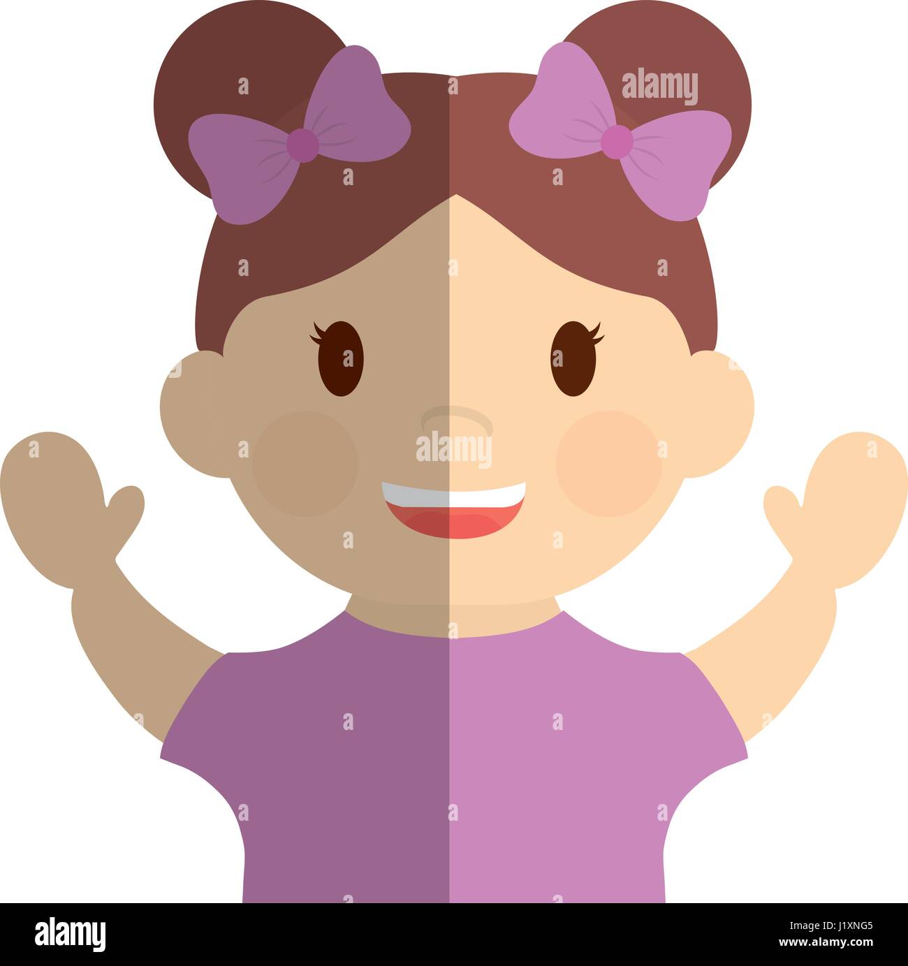 girl cartoon icon Stock Vector Image & Art - Alamy