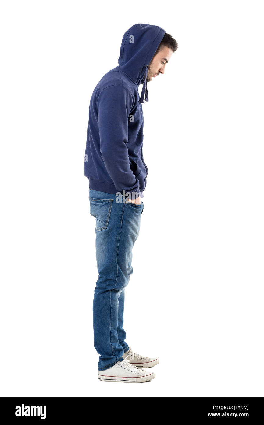 Sad man hands in pockets hi-res stock photography and images - Alamy