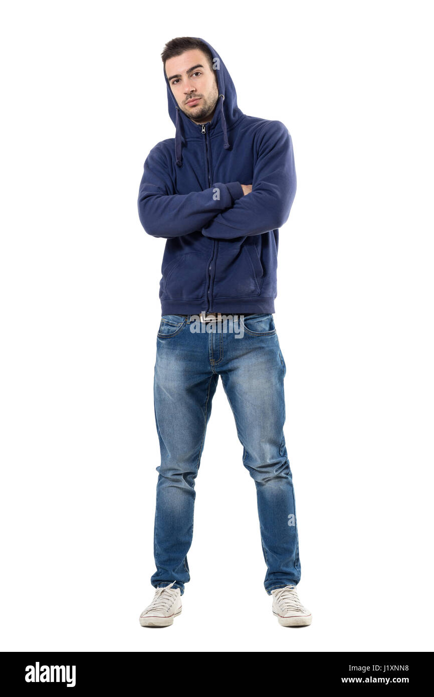 Serious confident unshaven male Cut Out Stock Images & Pictures - Alamy