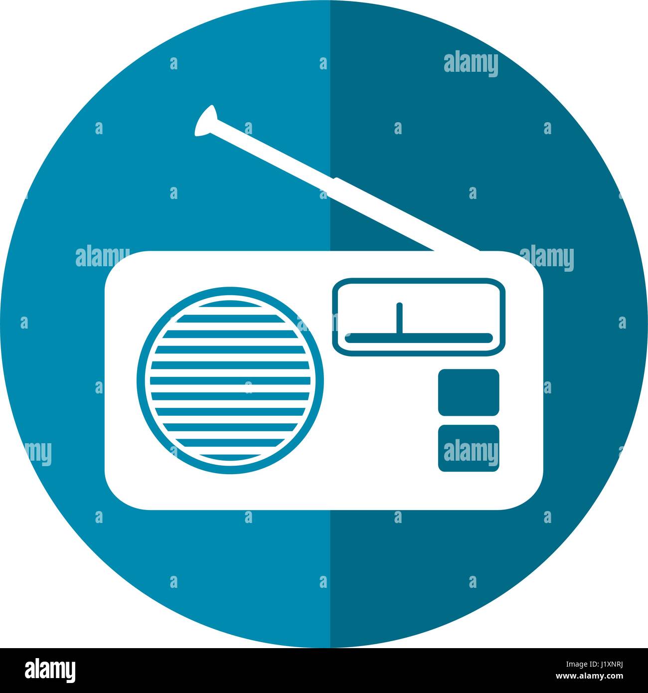 retro radio icon Stock Vector Image & Art - Alamy