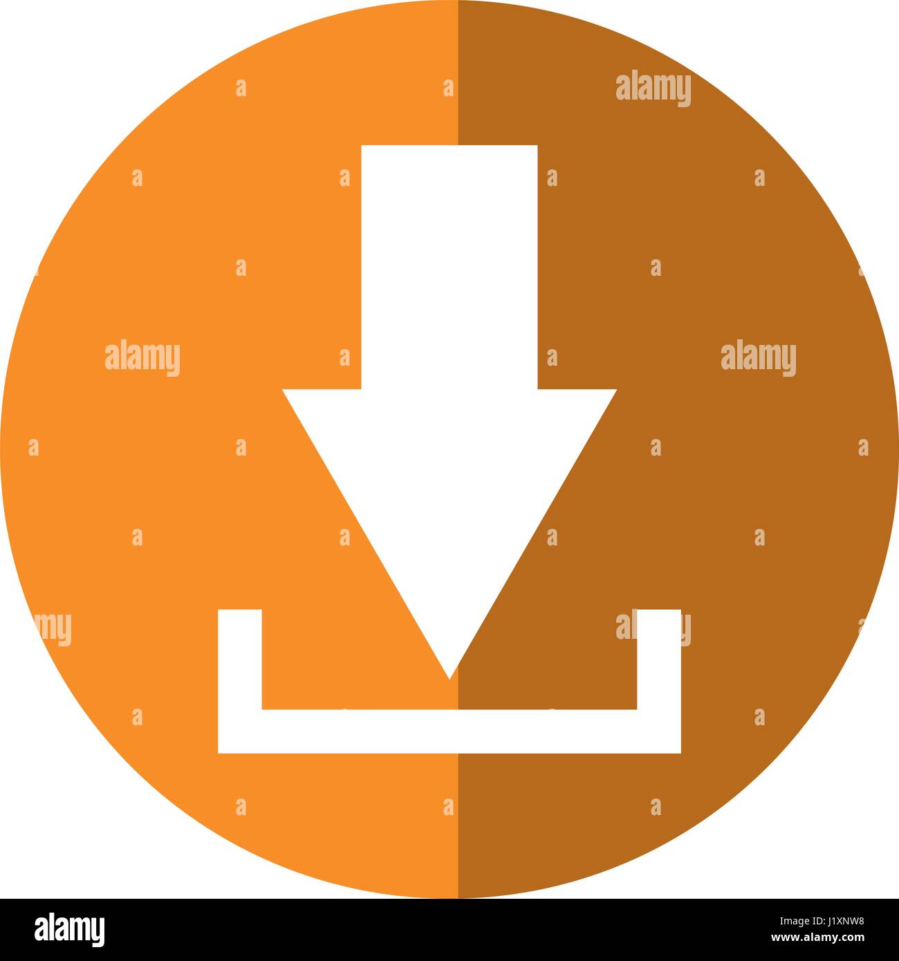 download arrow icon Stock Vector Image & Art - Alamy