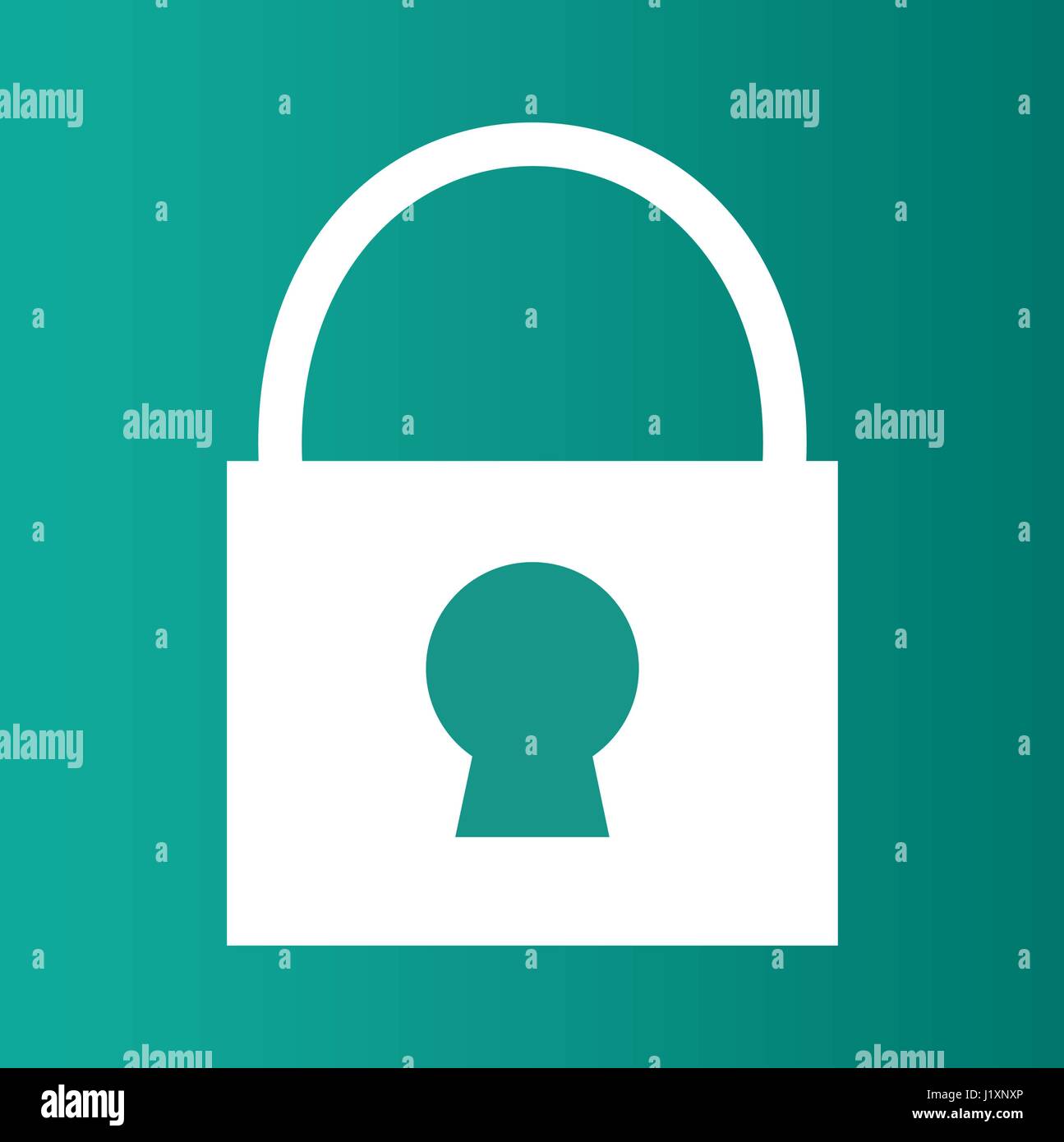 security padlock icon Stock Vector Image & Art - Alamy